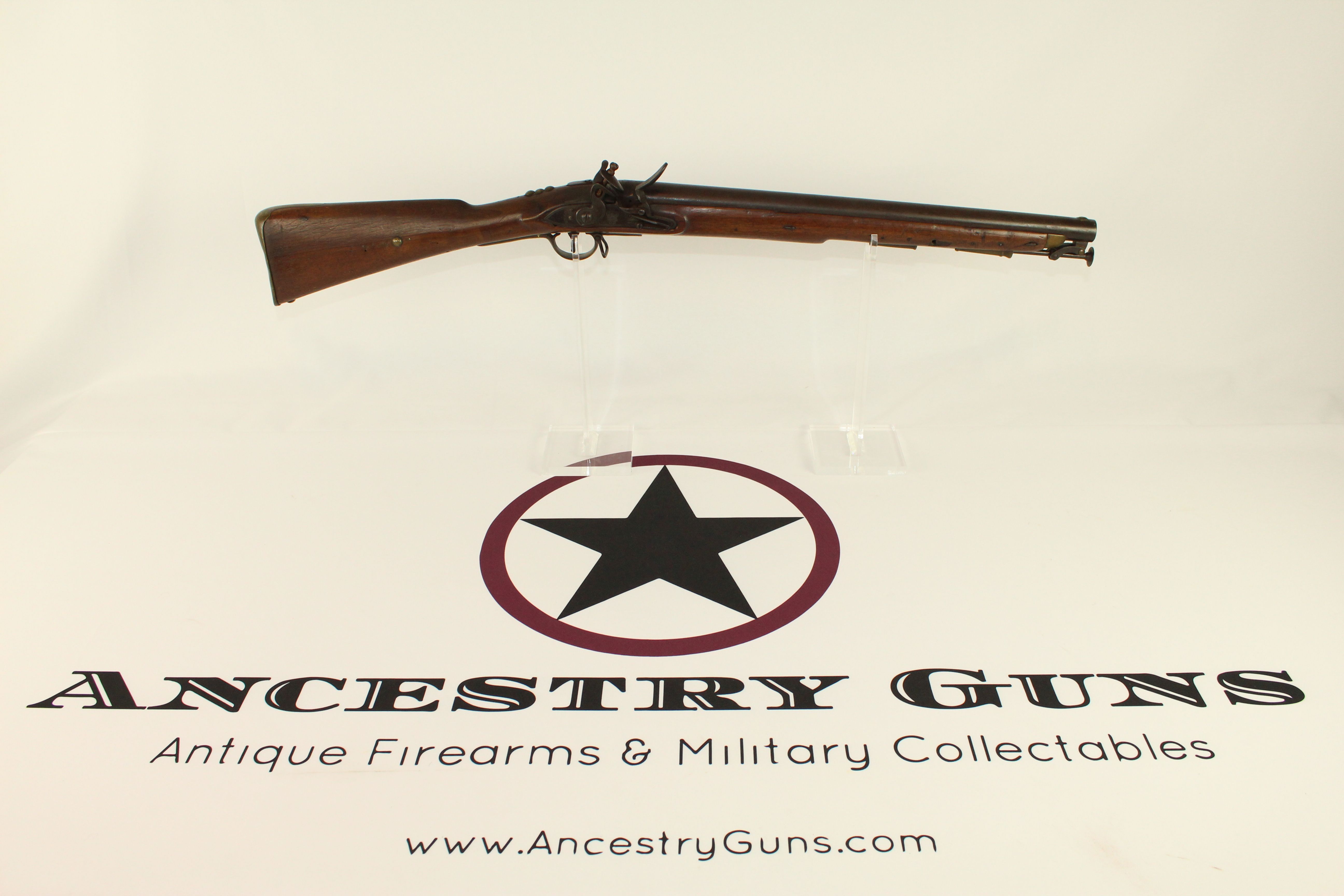 Antique Gun Firearm British English Paget Flintlock Carbine 001 ...