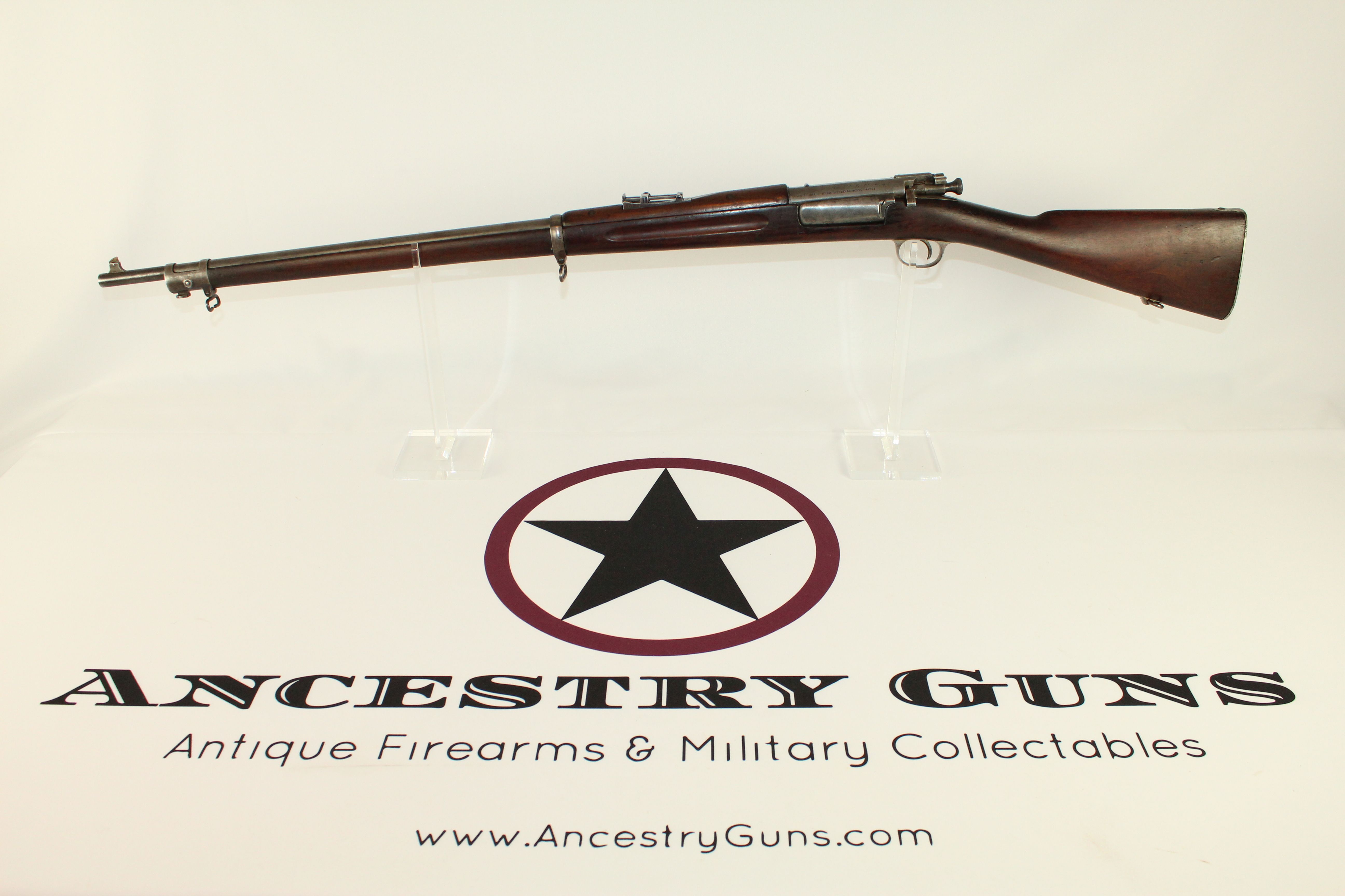 Antique Gun Firearm Springfield Armory Model 1896 Krag Jorgensen Rifle ...