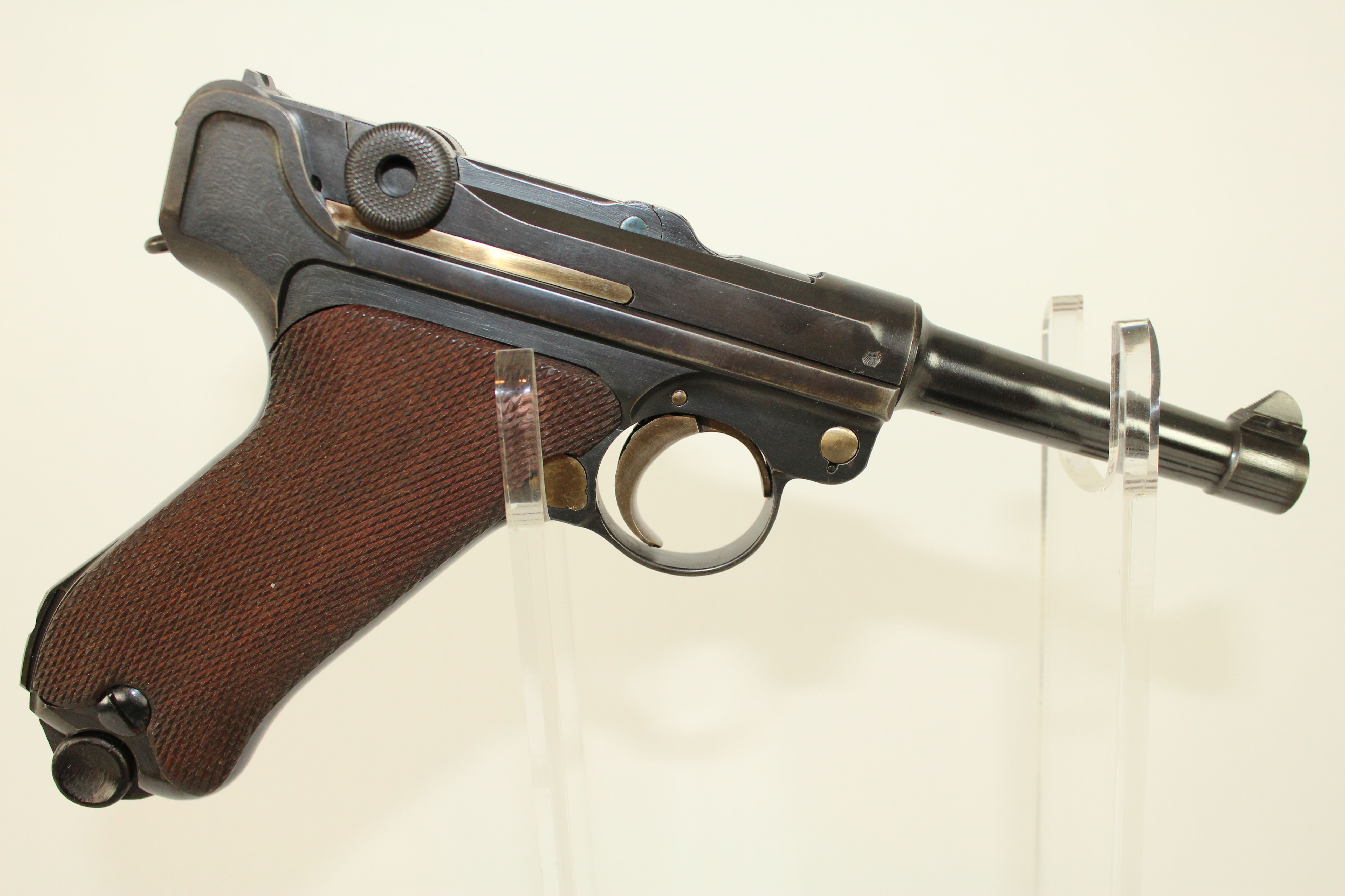 Antique Gun Firearm World War II Mauser DWM Sneak Luger Semi-Auto ...