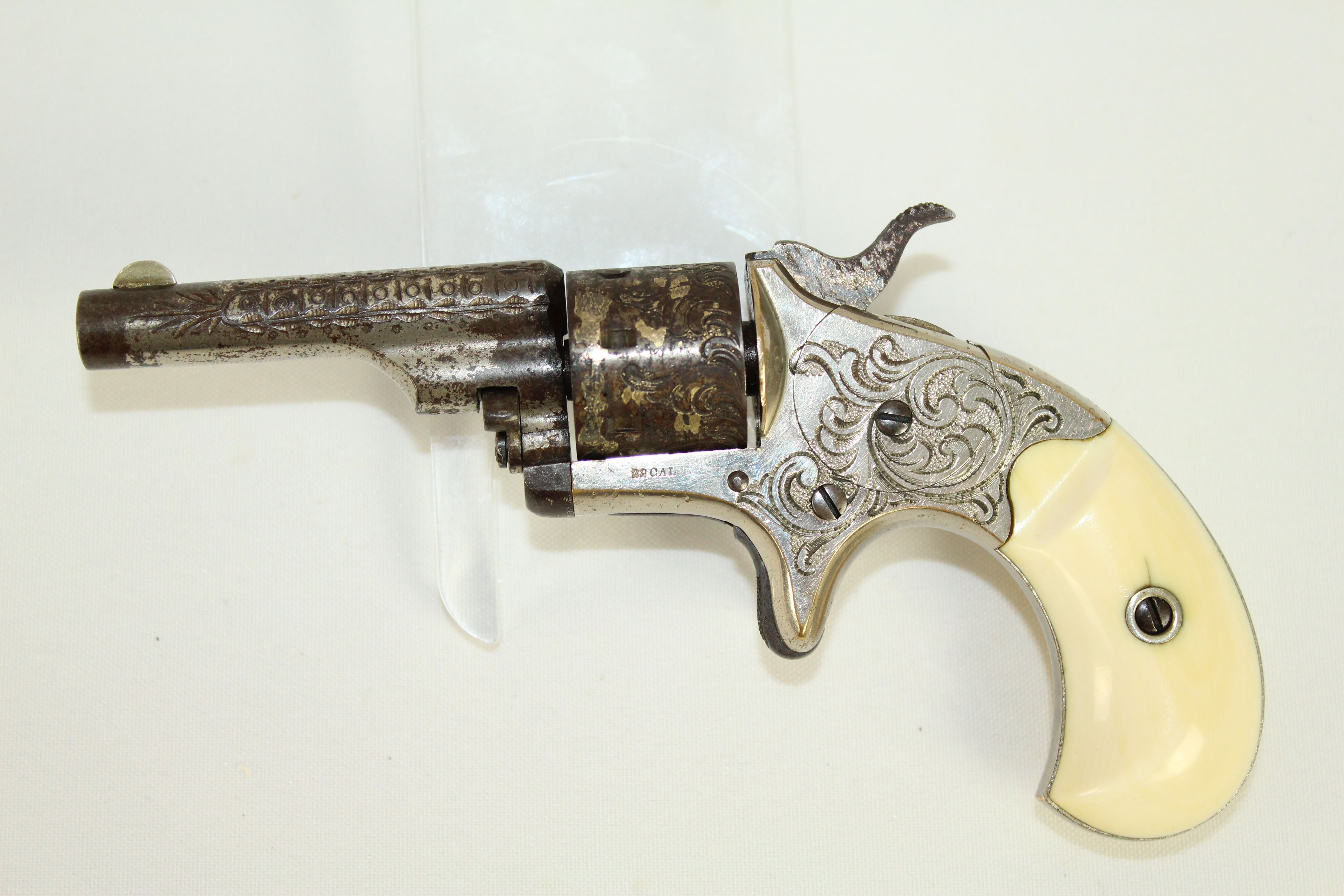 Colt Open Top Revolver in .22 Antique Firearm Gun 003 | Ancestry Guns