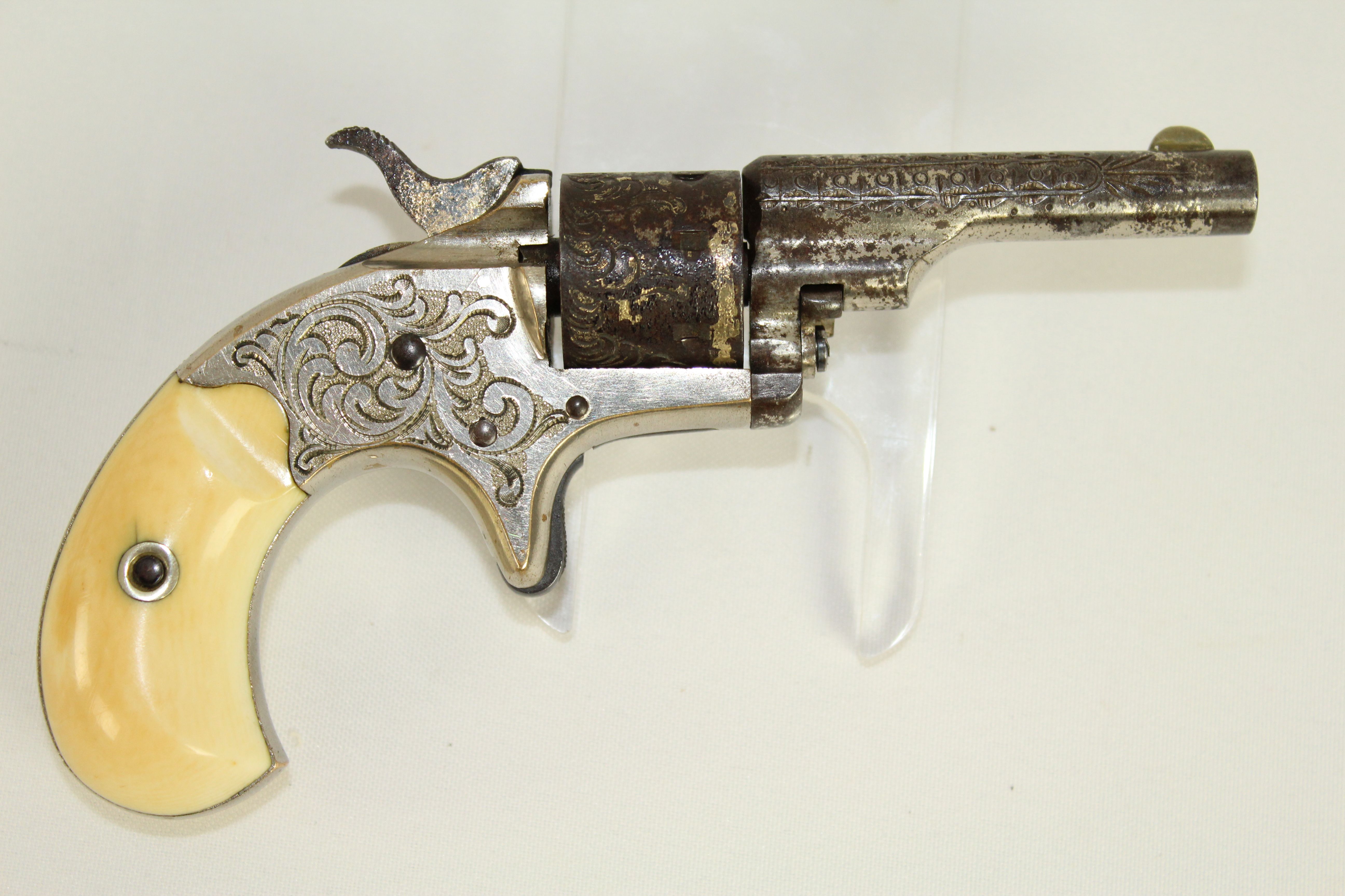 Colt Open Top Revolver in .22 Antique Firearm Gun 009 | Ancestry Guns