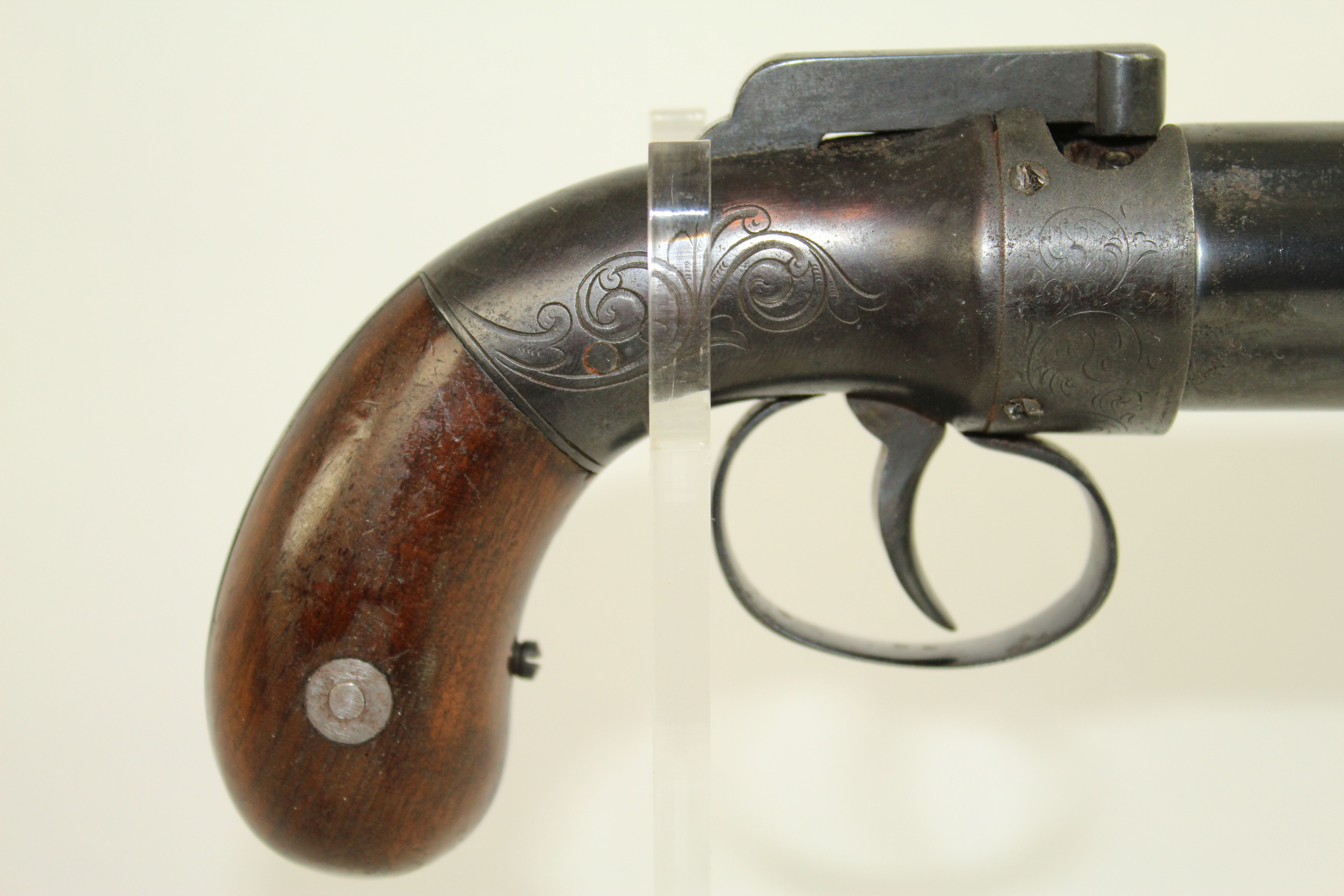 Antique Allen & Thurber Percussion Pepperbox Revolver 003 | Ancestry Guns
