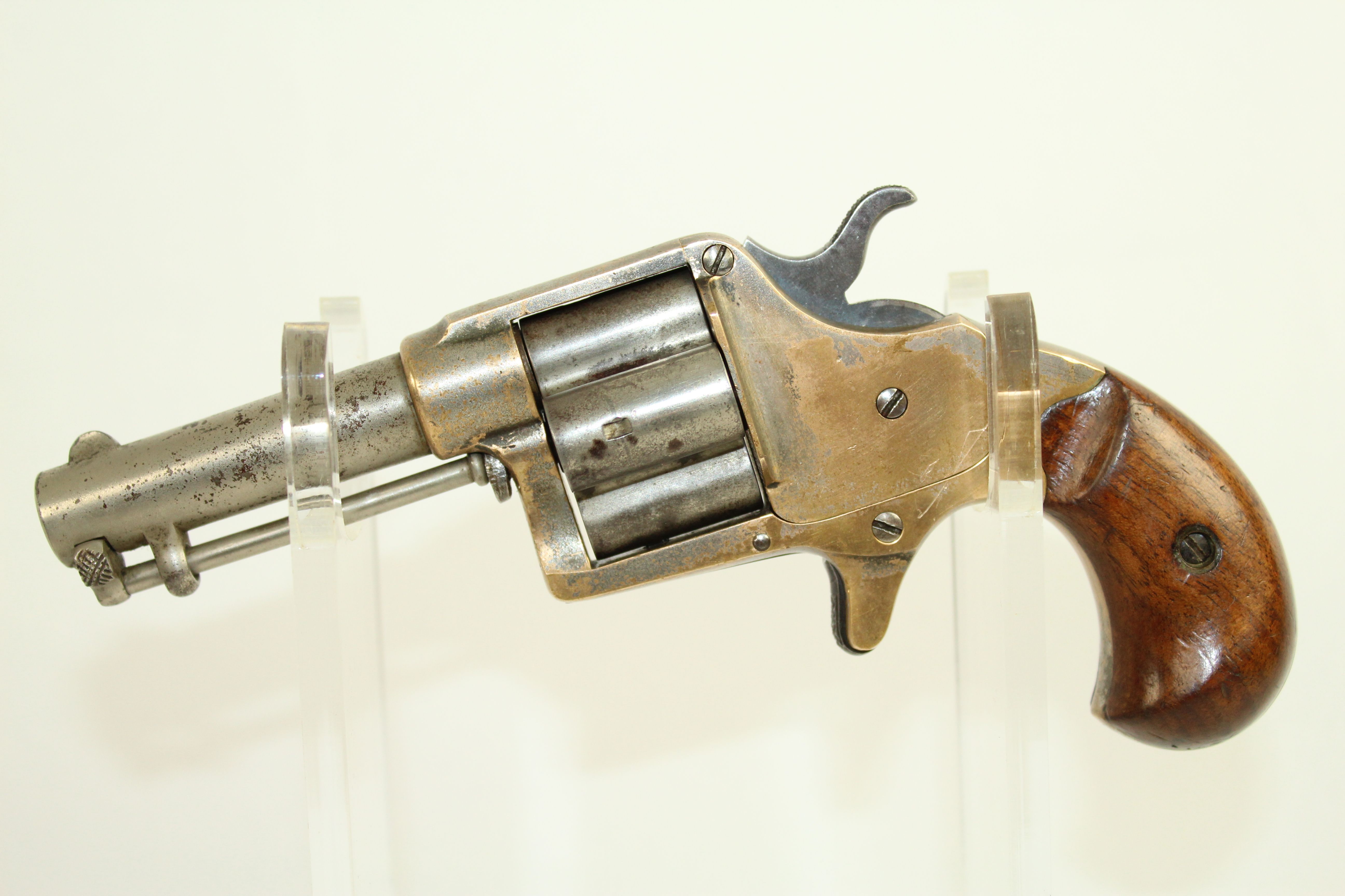 Antique Colt House Cloverleaf Jim Fisk Revolver 017 | Ancestry Guns