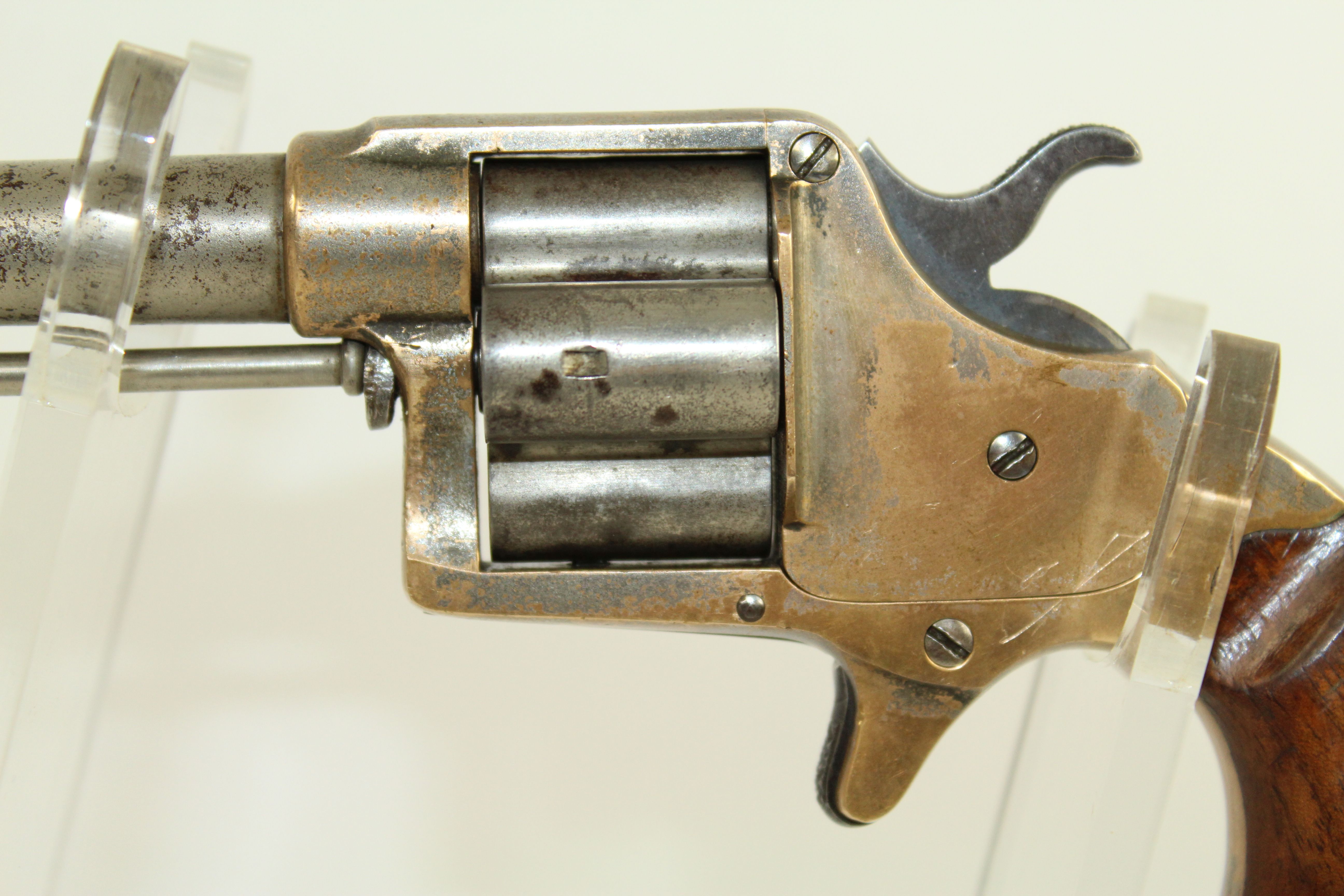 Antique Colt House Cloverleaf Jim Fisk Revolver 019 | Ancestry Guns