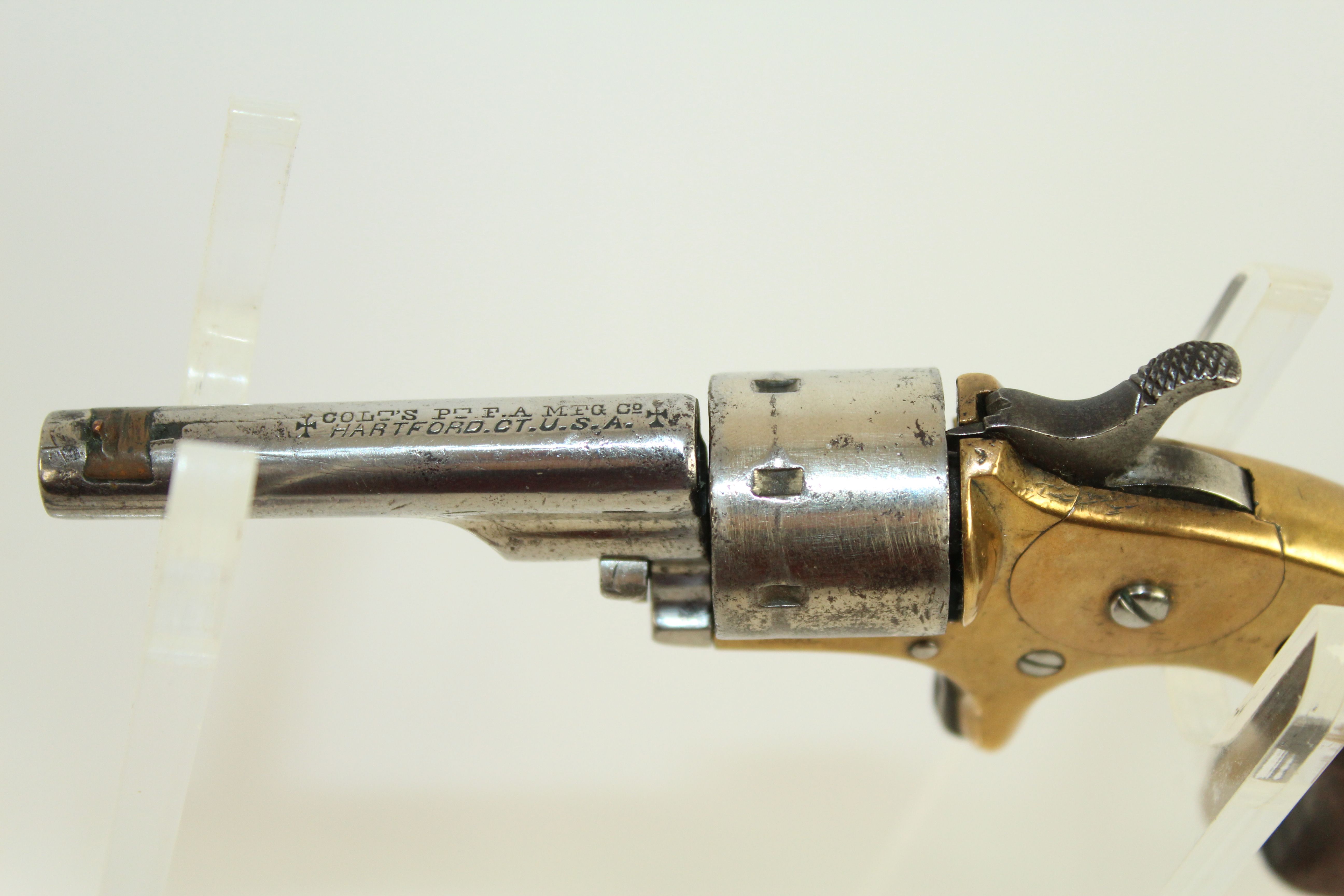 Antique Colt Open Top 22 Revolver 001 | Ancestry Guns
