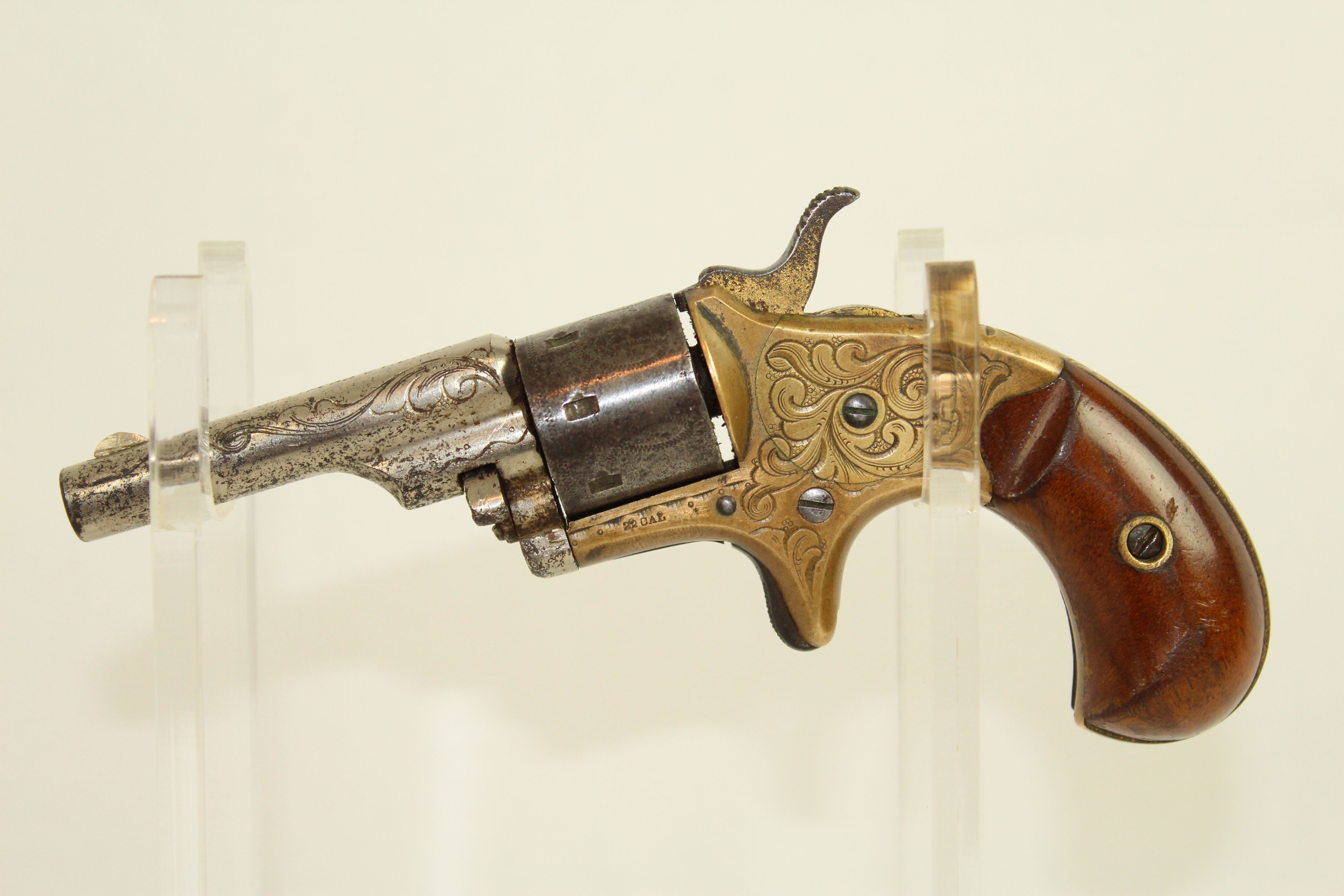 Antique Colt Open Top 22 Revolver 001 | Ancestry Guns