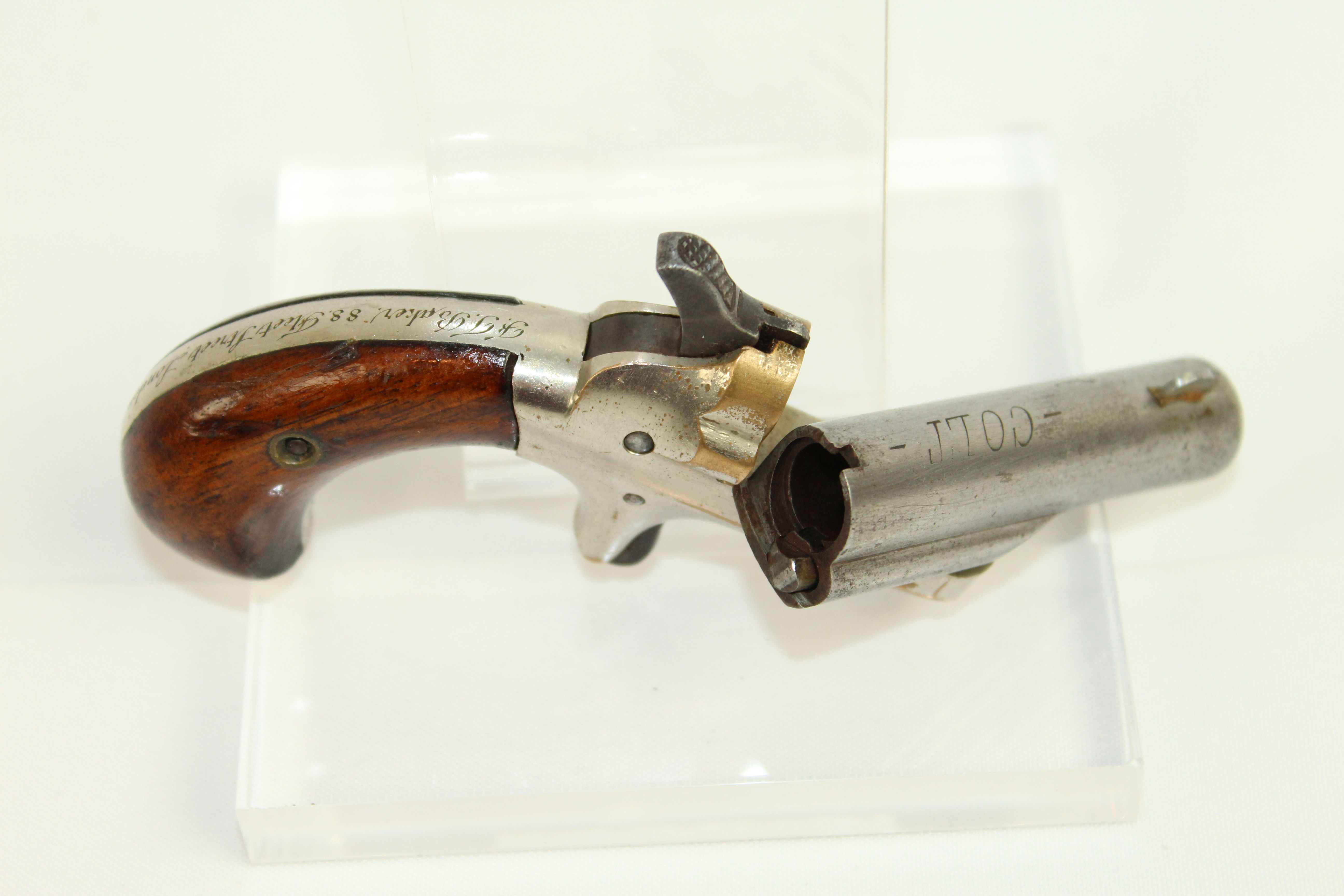 Antique Colt Third Model Thuer Deringer Derringer British English 004 ...