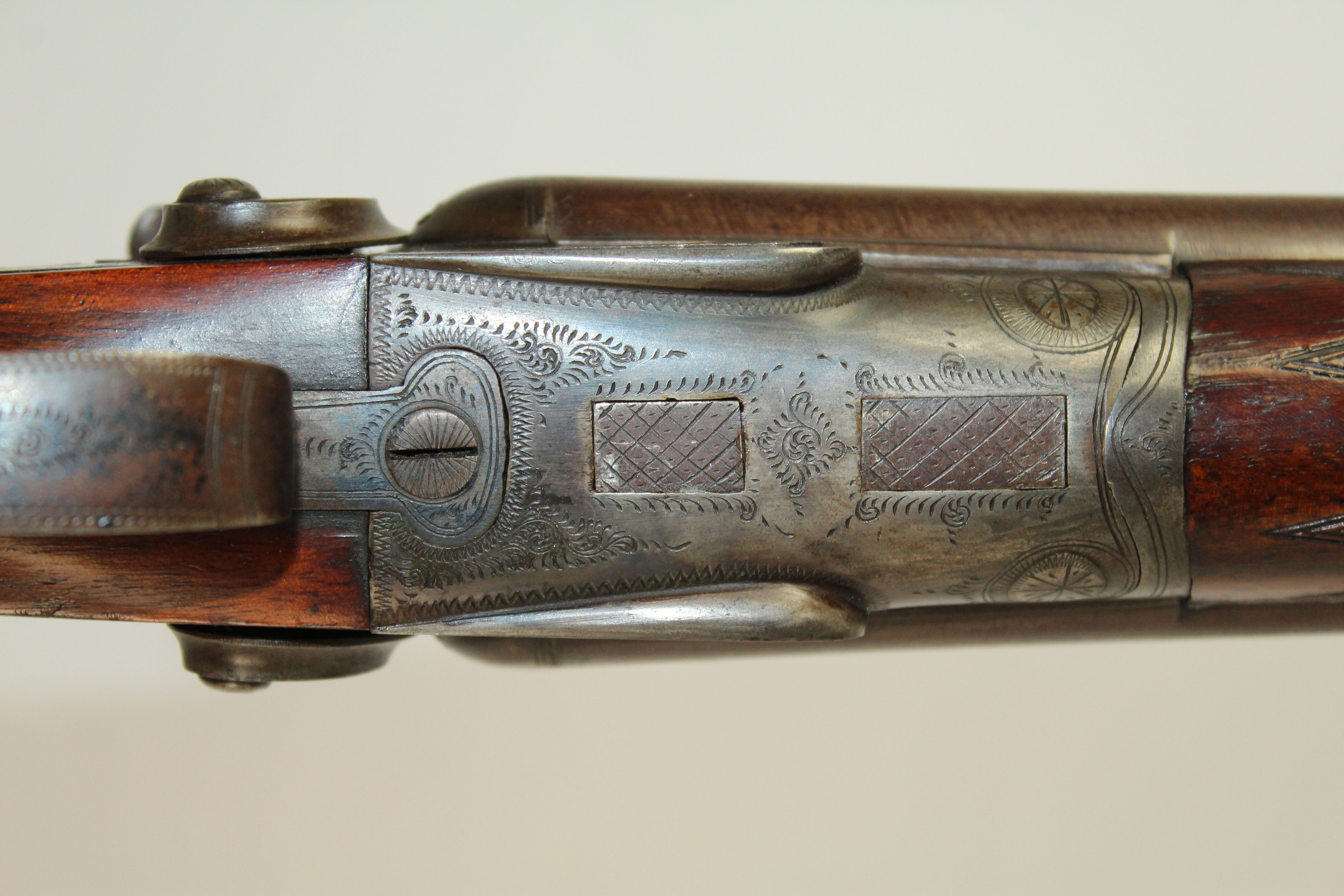 Antique English Double Barrel Shotgun 015 | Ancestry Guns