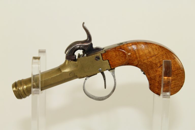 Antique European Belgian Percussion Pistol 001 | Ancestry Guns
