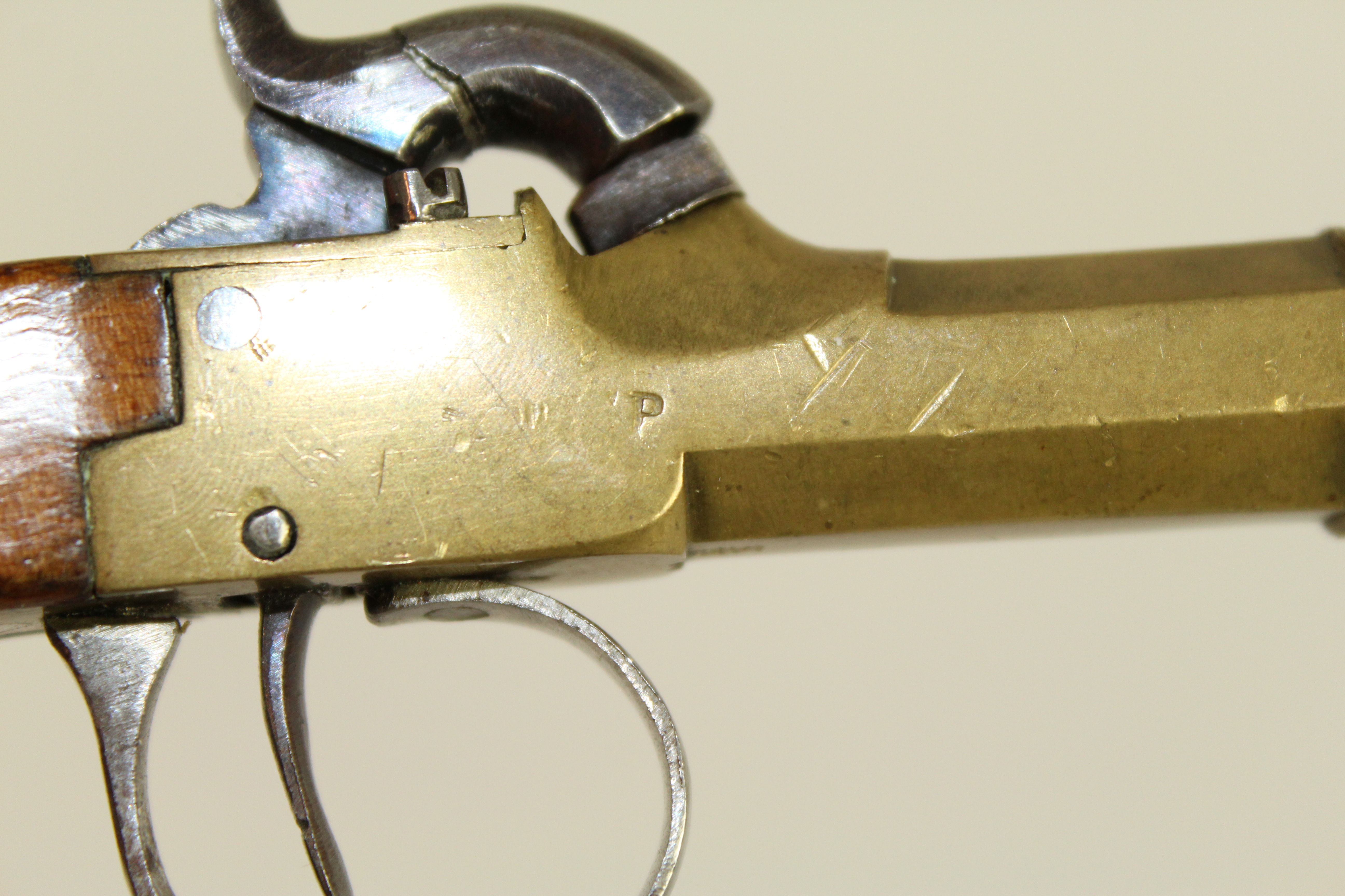 Antique European Belgian Percussion Pistol 006 | Ancestry Guns