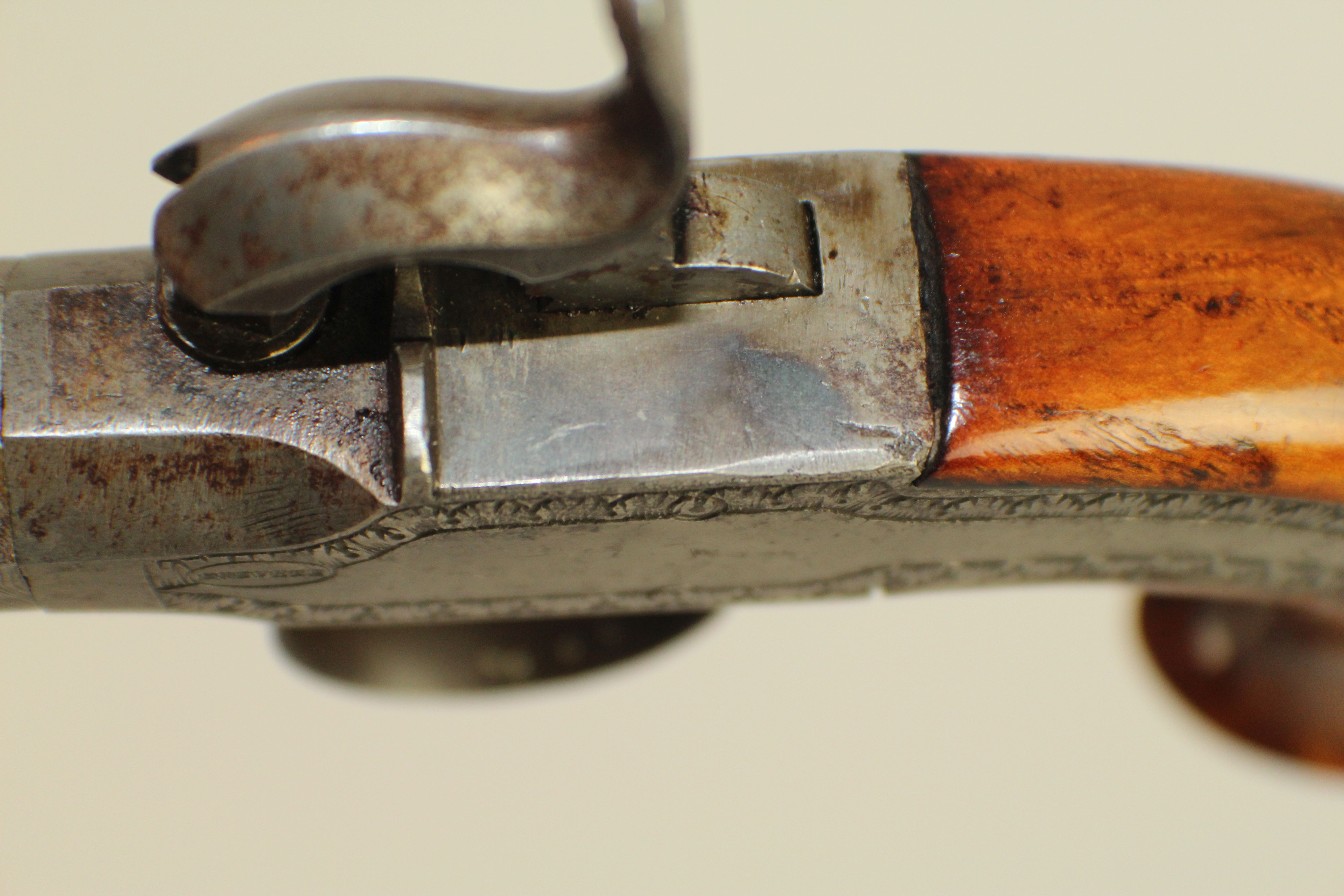 Antique European French B&Cie Percussion Pistol 011 | Ancestry Guns