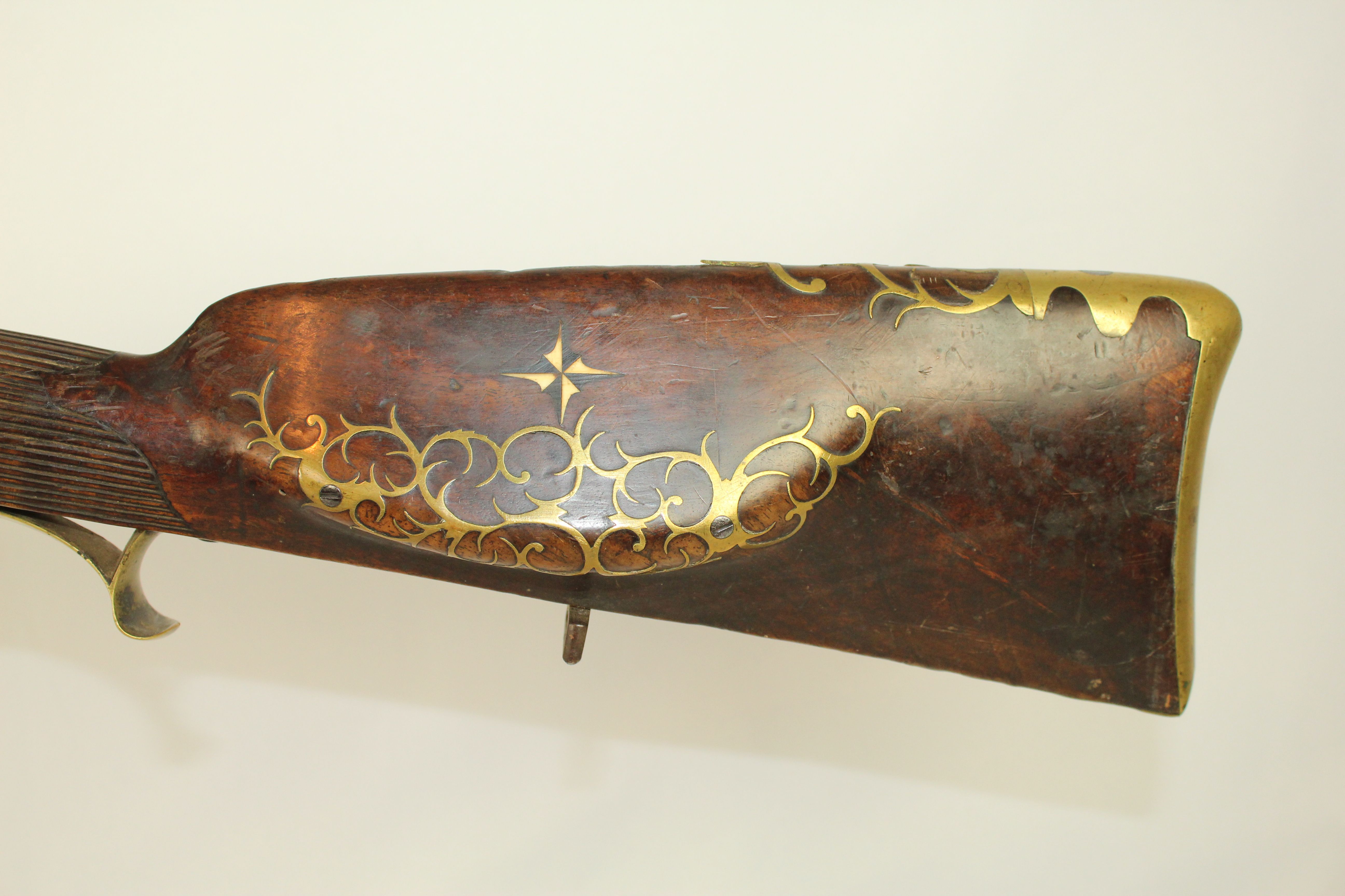 Antique European Percussion Shotgun by F. Baumann a Widdern Germany 002 ...