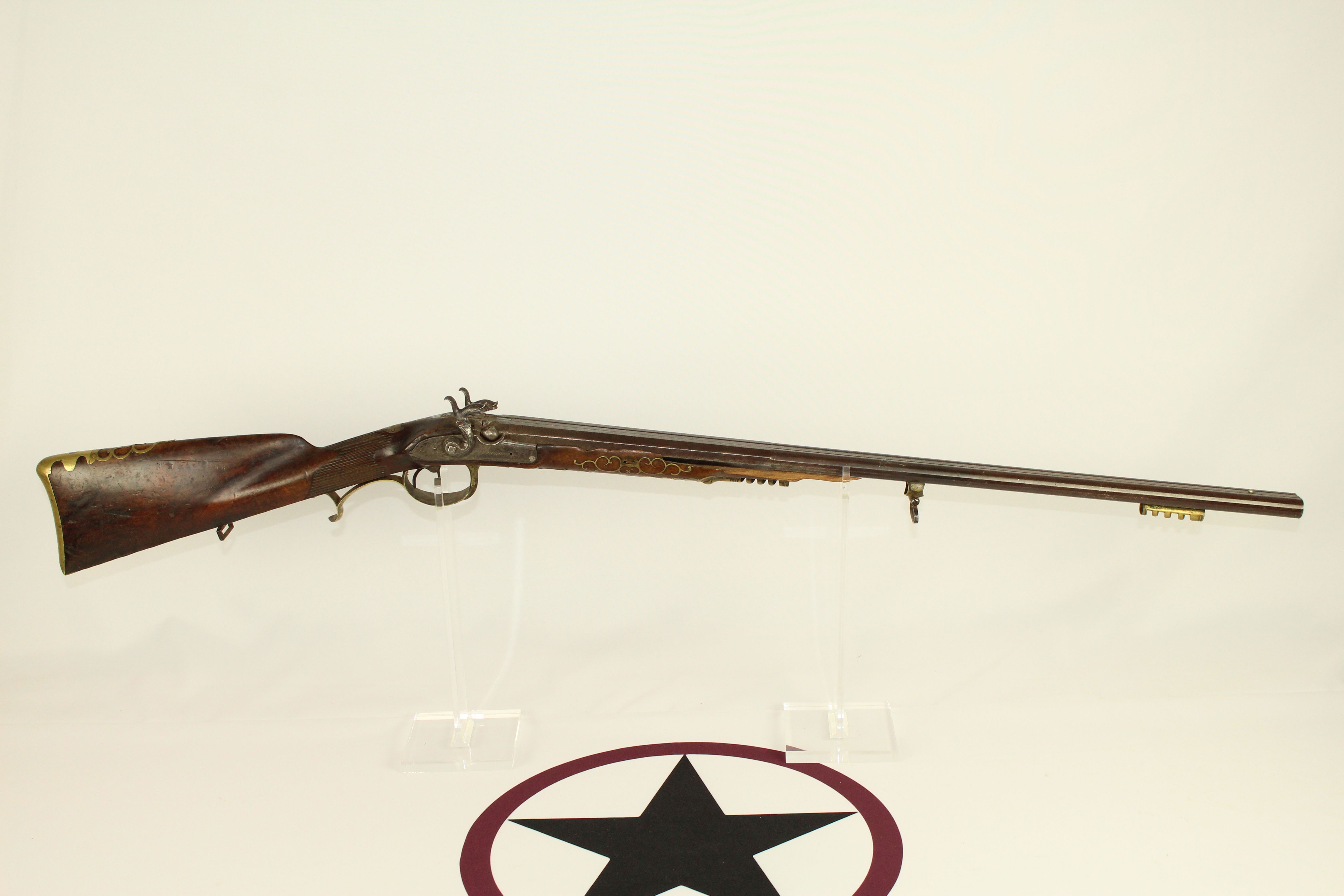 Antique European Percussion Shotgun by F. Baumann a Widdern Germany 012 ...