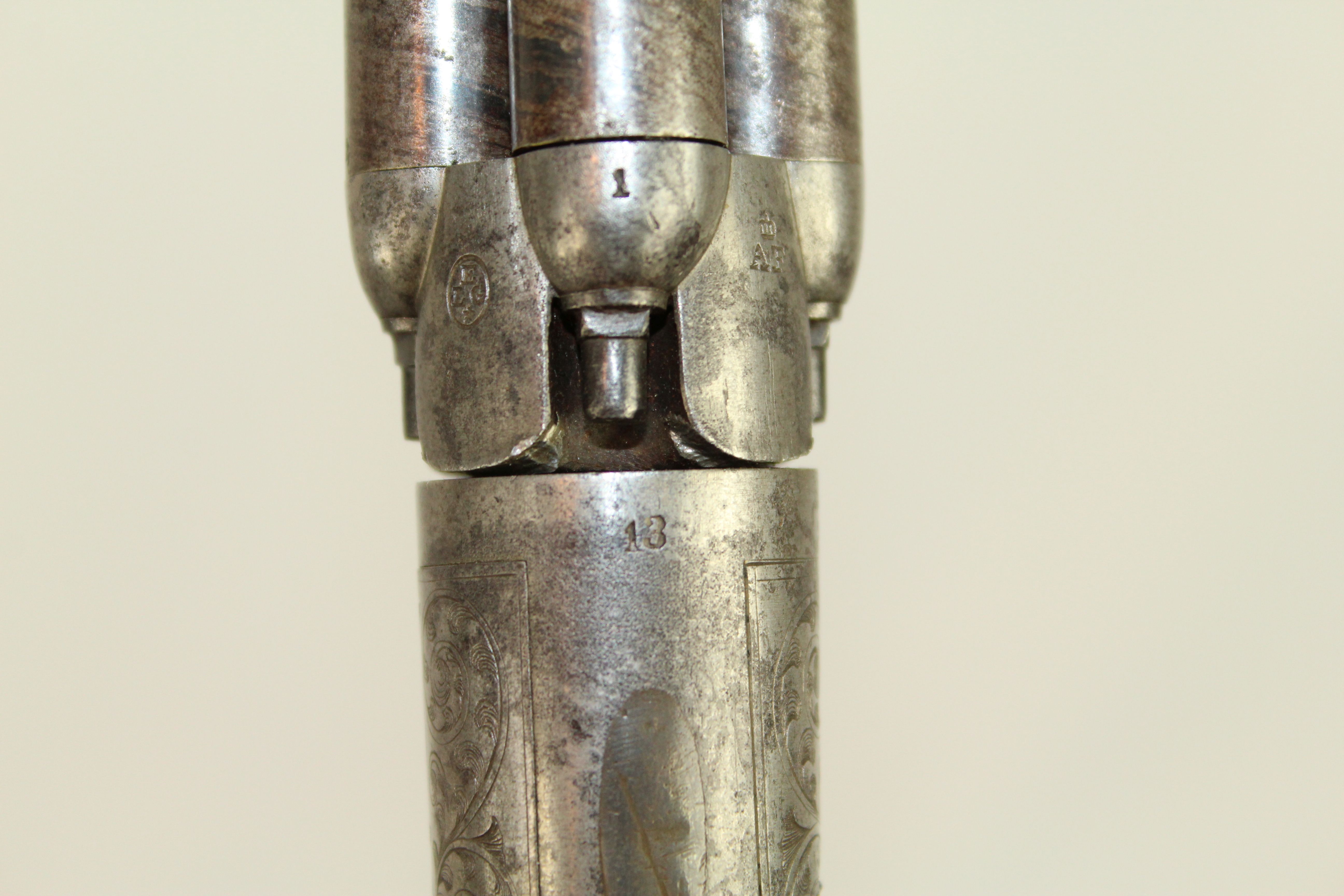 Antique Mariette Brevete Francotte Revolver 007 | Ancestry Guns
