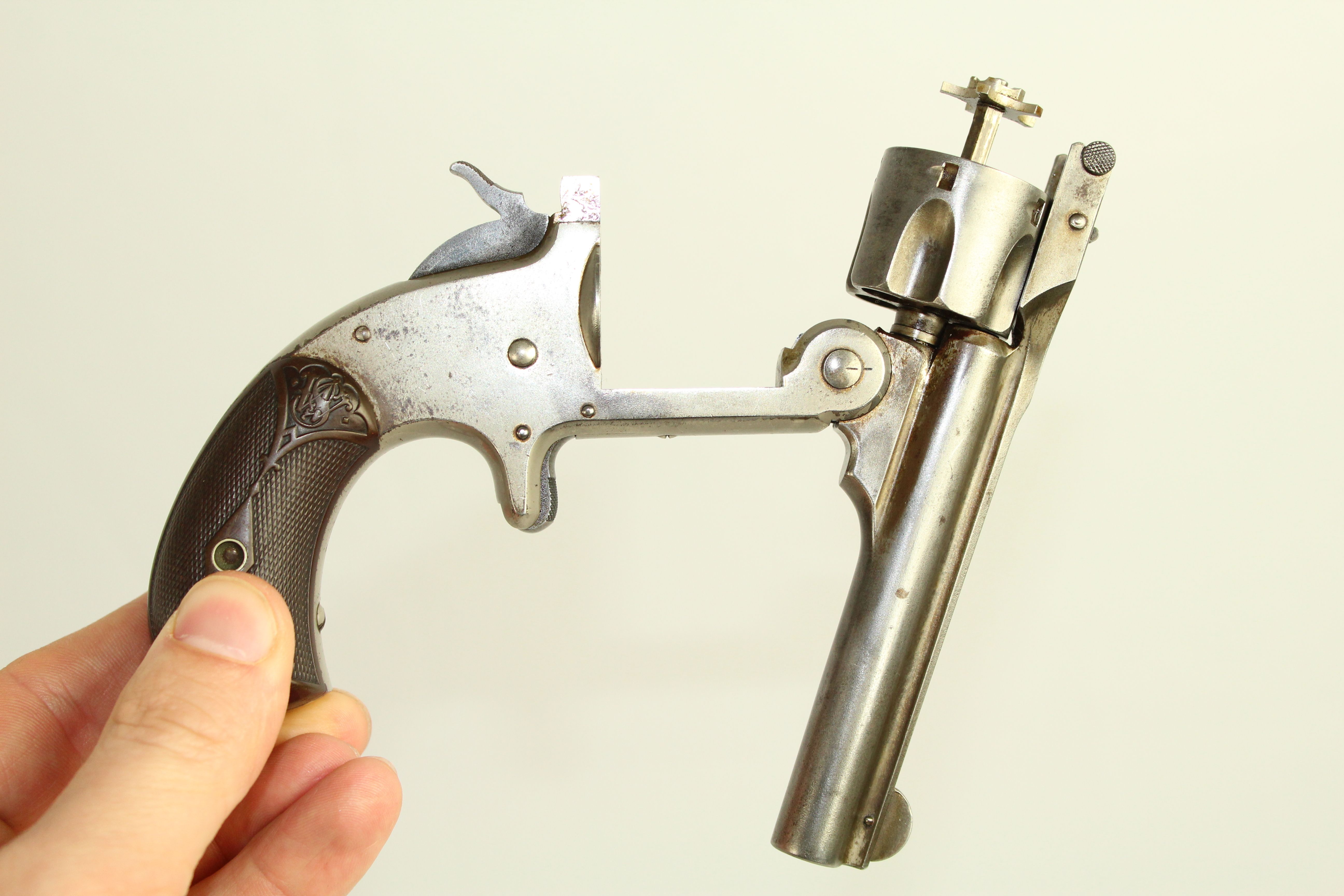 Antique Smith & Wesson S&W Single Action Revolver 007 | Ancestry Guns