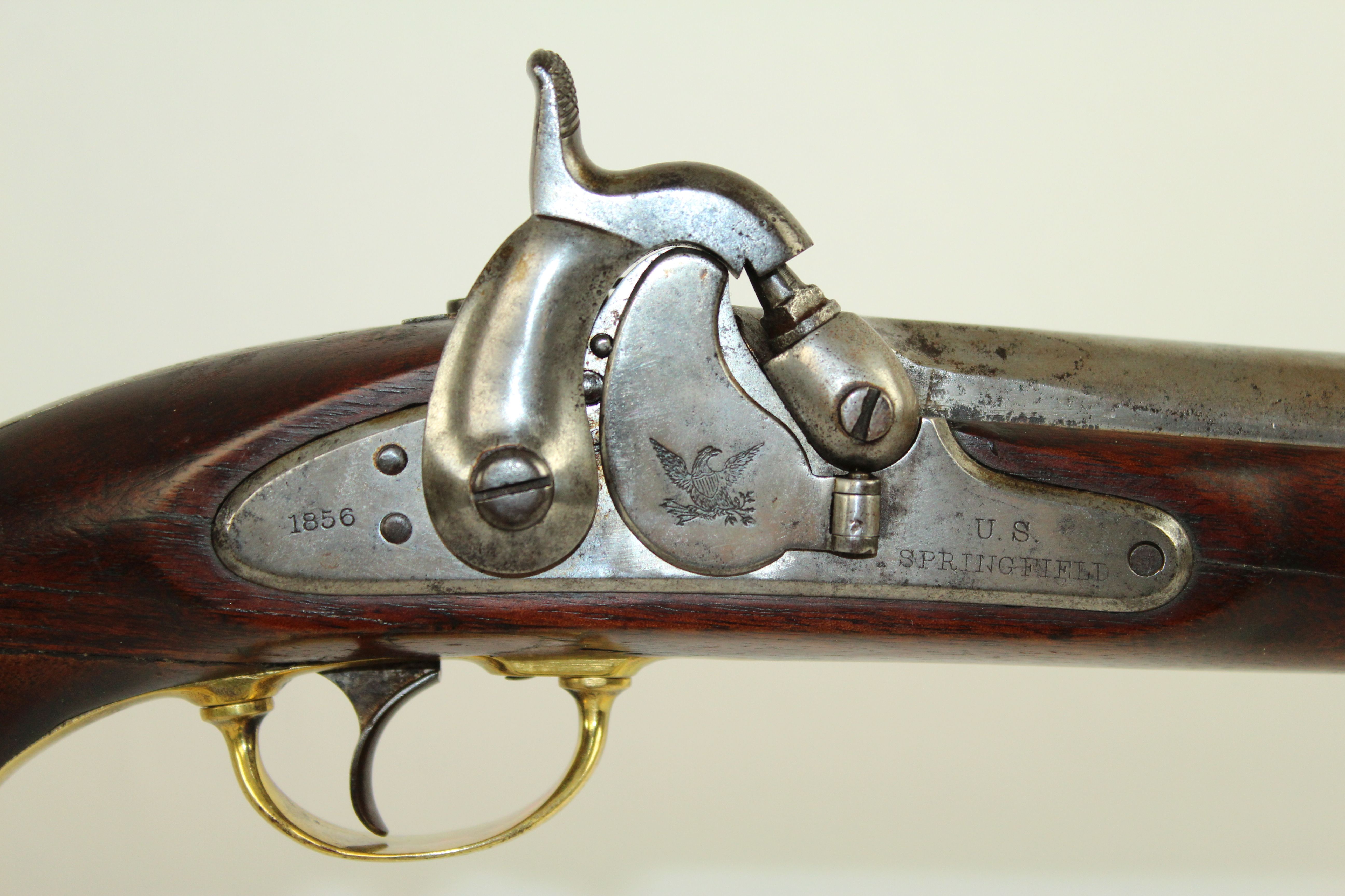 Antique Springfield Armory Model 1855 Pistol Carbine 003 | Ancestry Guns