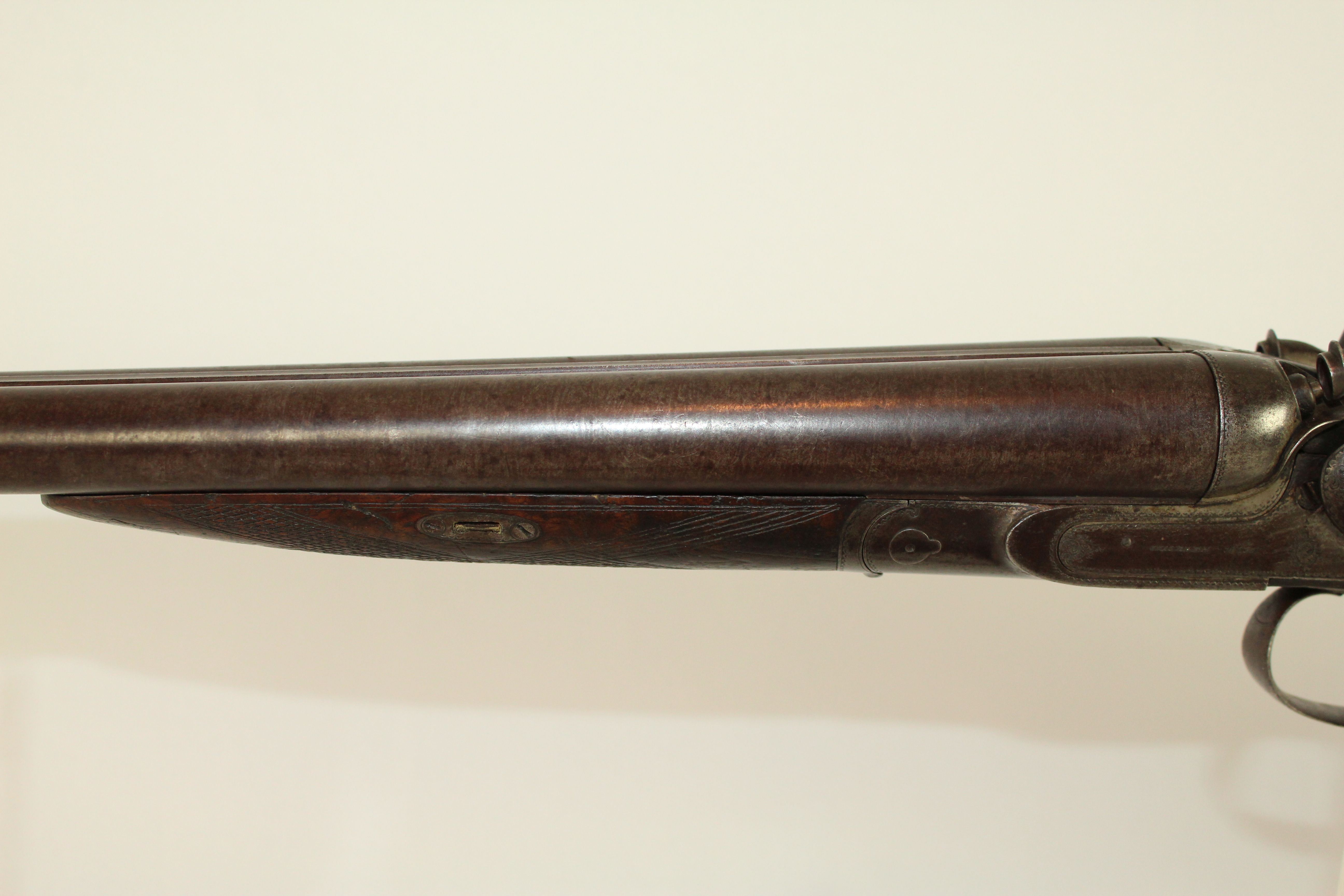 Antique Wells Fargo & Co W.F. & Co. Double Barrel Shotgun 007 ...