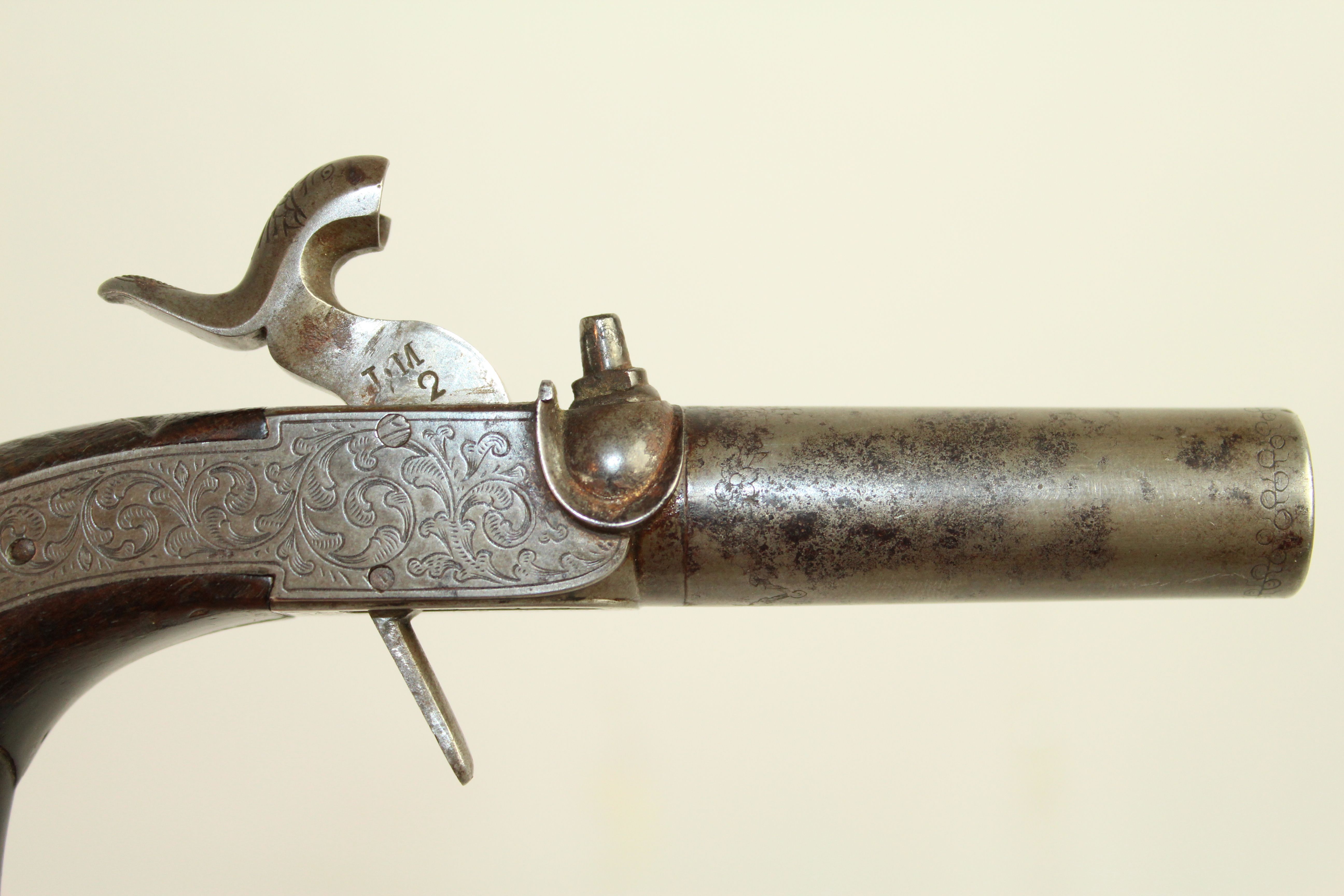 Antique European Single Shot Percussion Pistol 002 | Ancestry Guns