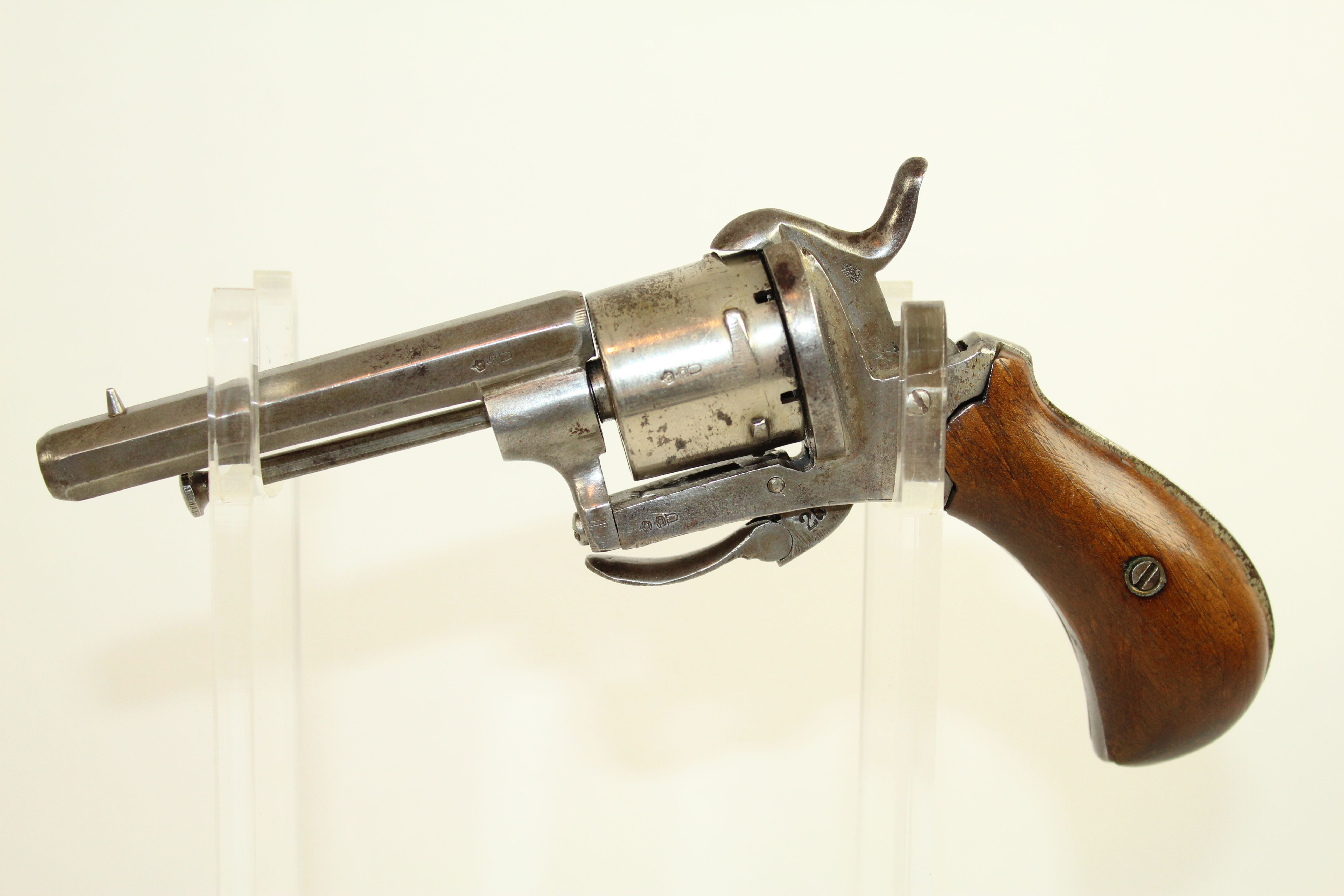 Antique German Pinfire Revolver 001 | Ancestry Guns