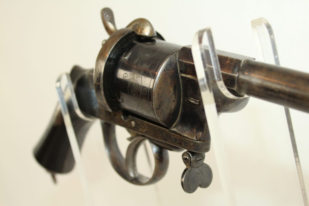 Antique Louis Colard Belgian Pinfire Revolver 005 | Ancestry Guns