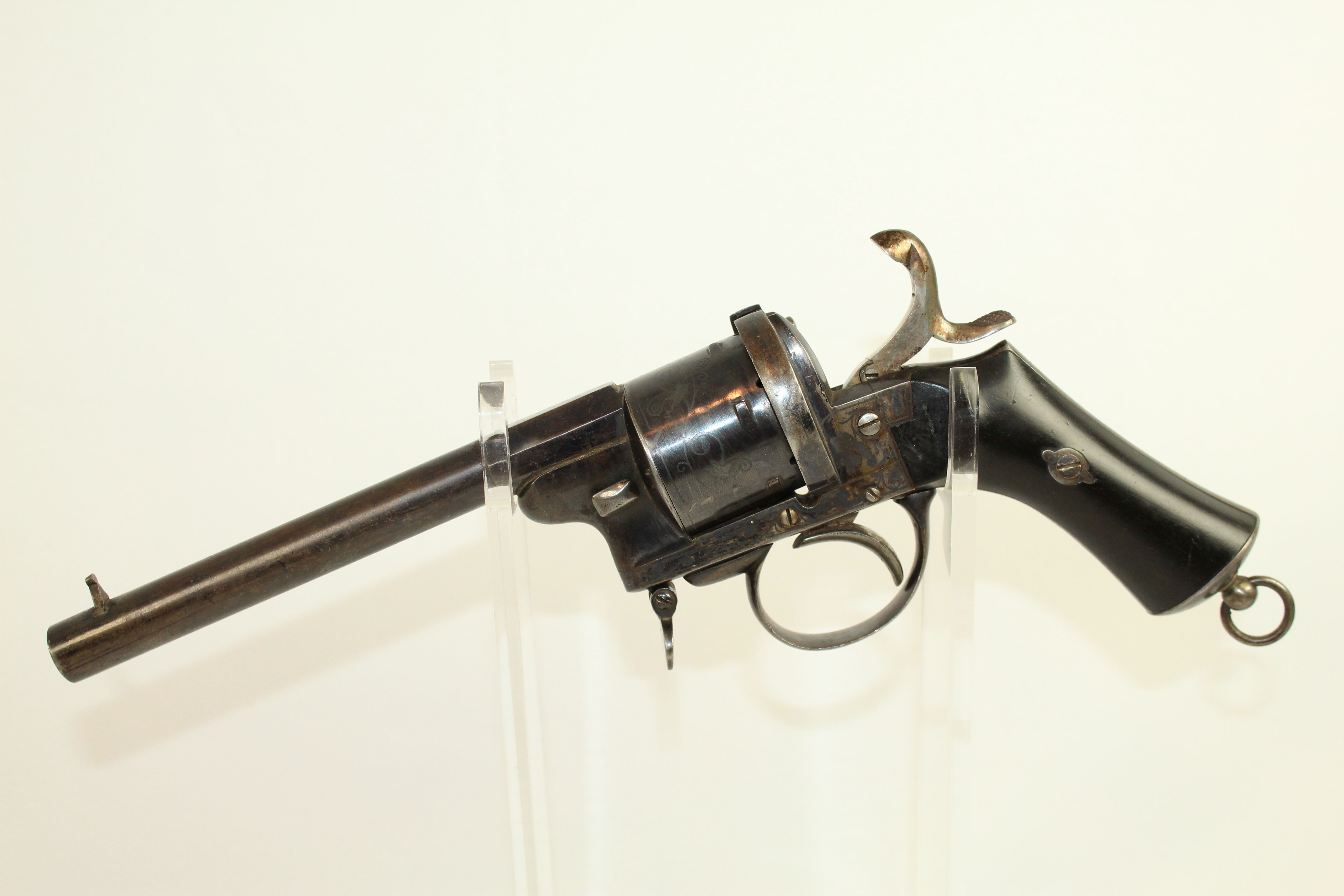 Antique Louis Colard Belgian Pinfire Revolver 012 | Ancestry Guns