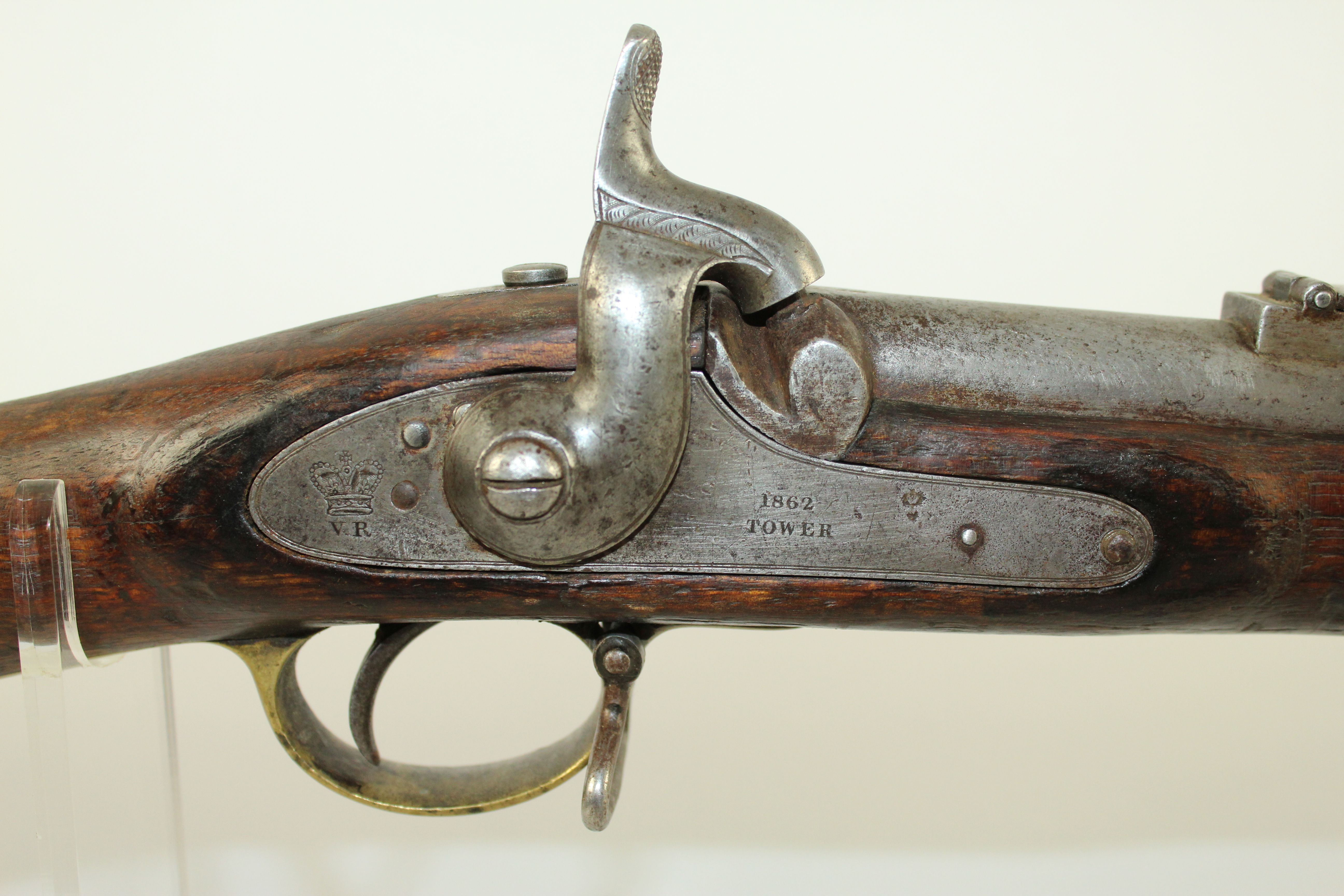 British English Enfield 1853 P53 1862 Rifle Musket Antique 001 ...