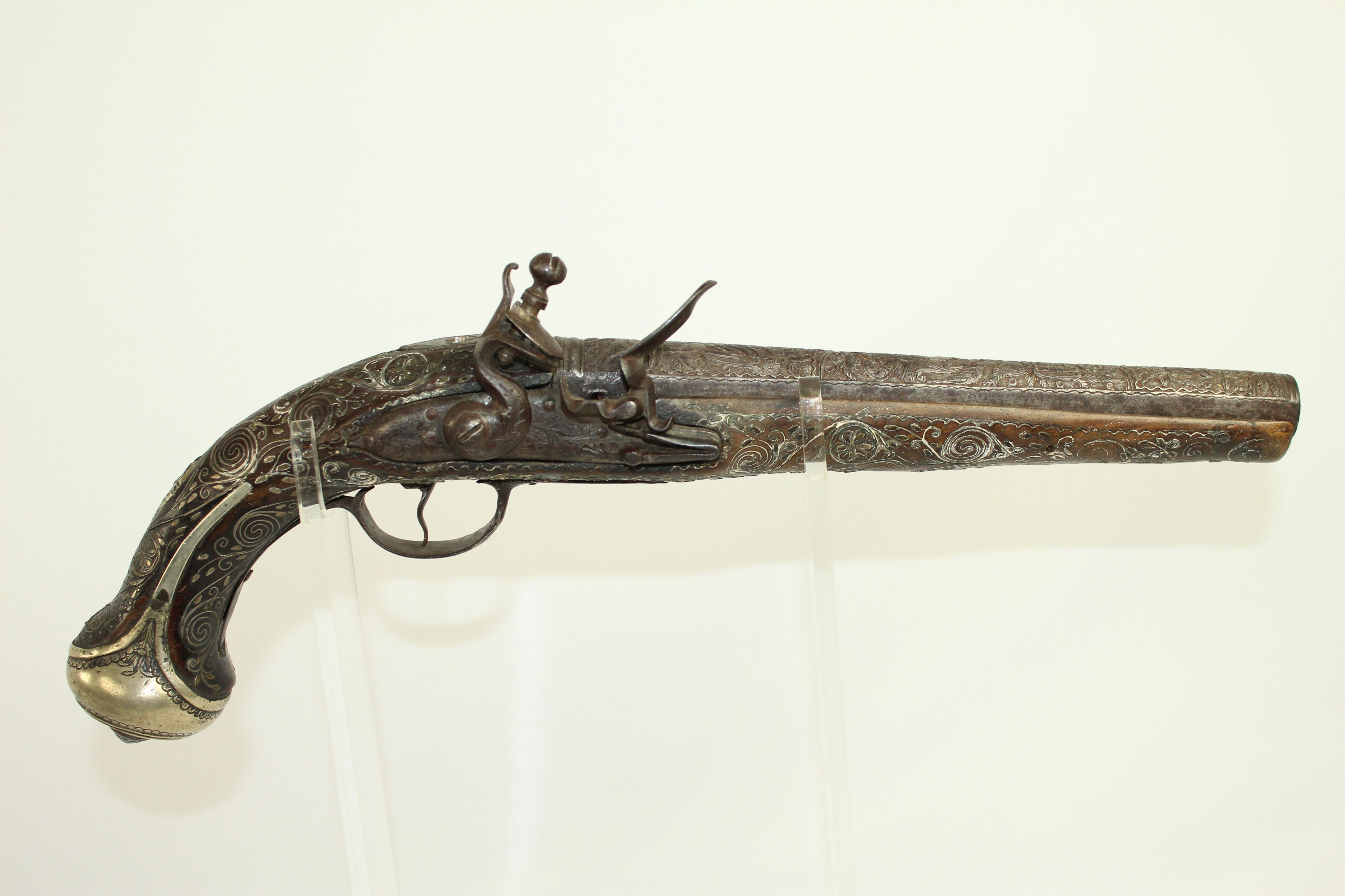 Colonial Pirate Flintlock Pistol Antique 004 | Ancestry Guns
