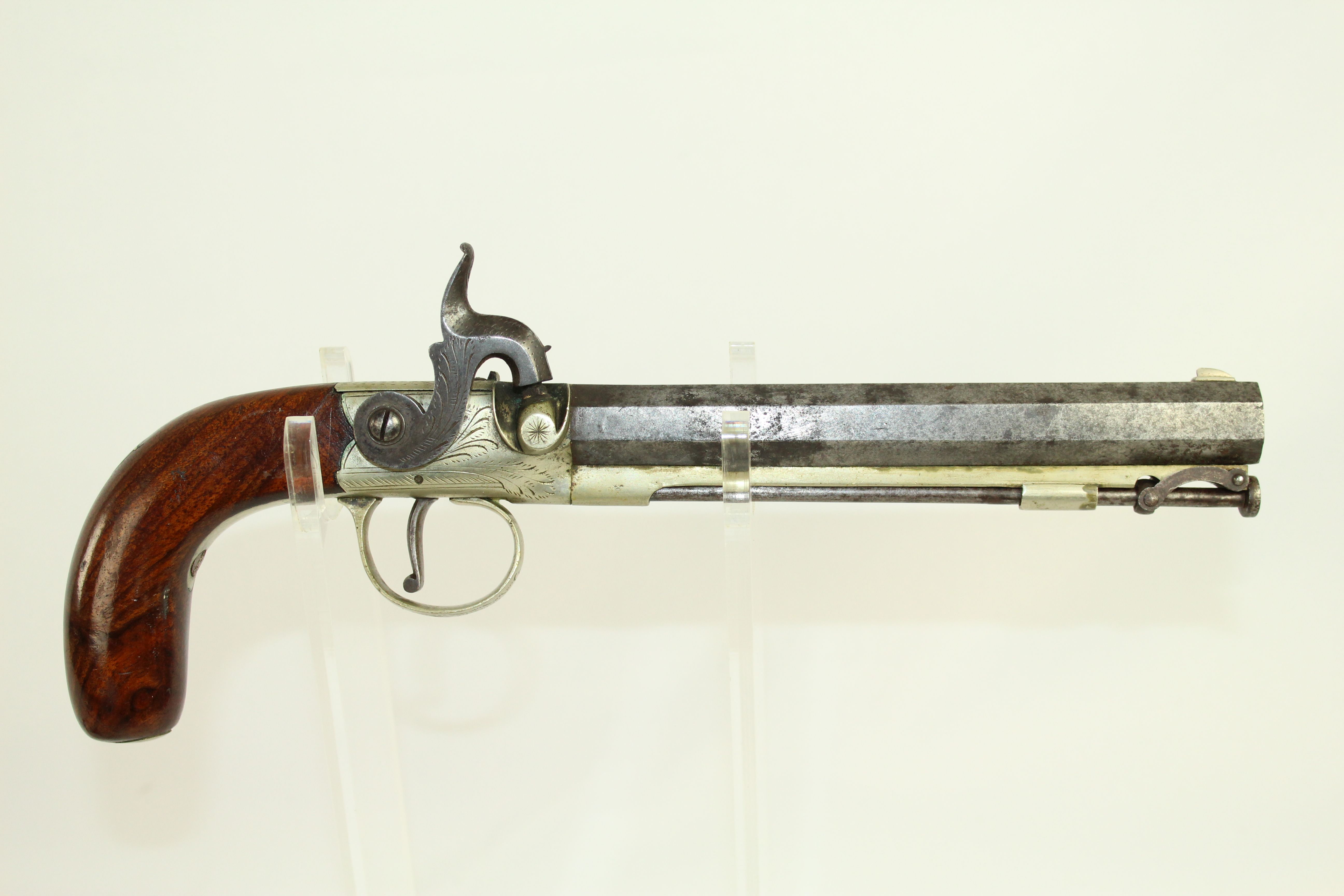 European British English Percussion Pistol Antique 001 | Ancestry Guns