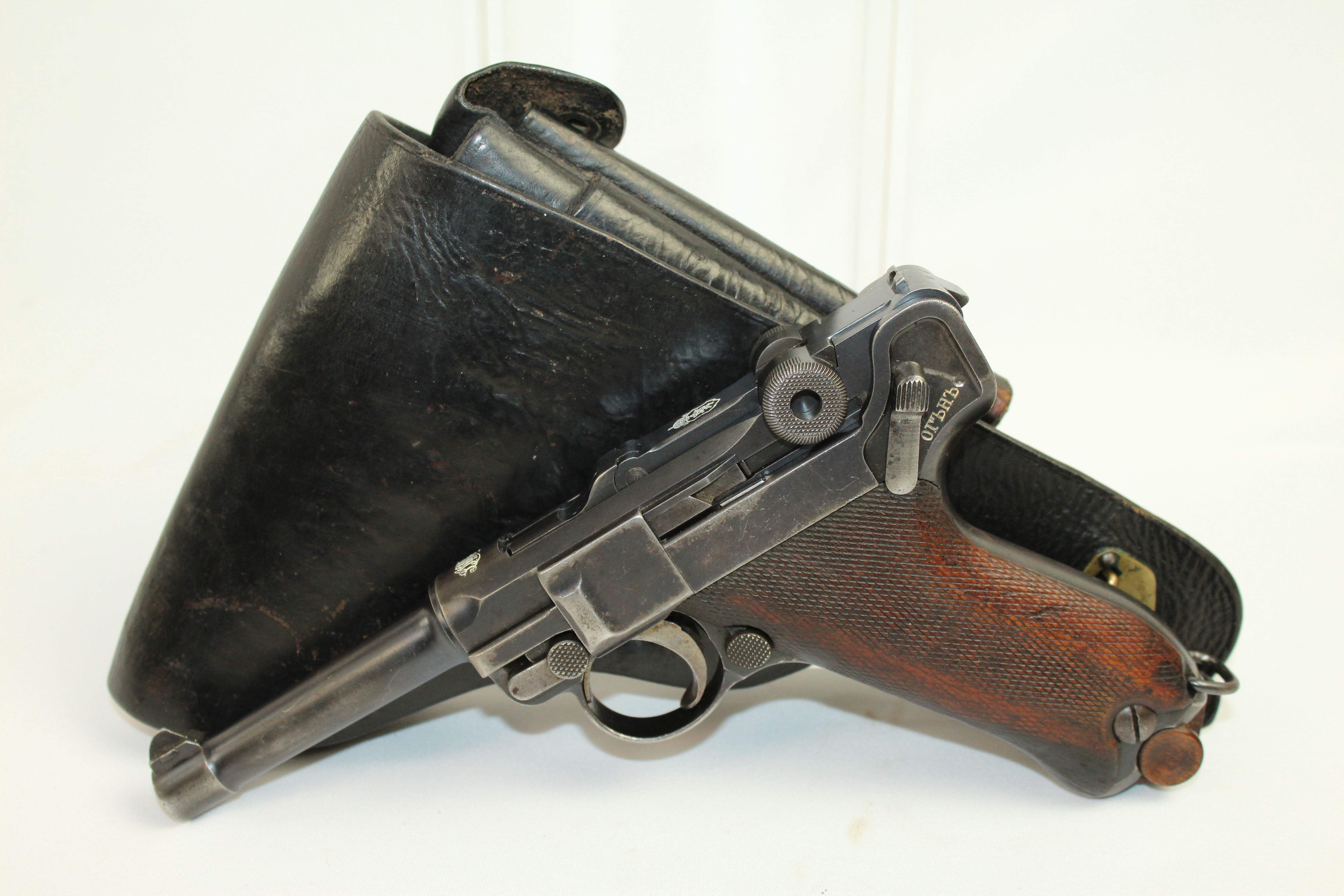 Rare 1908 Bulgarian Luger DWM 9mm Pistol Antique WWI WWII 002 ...