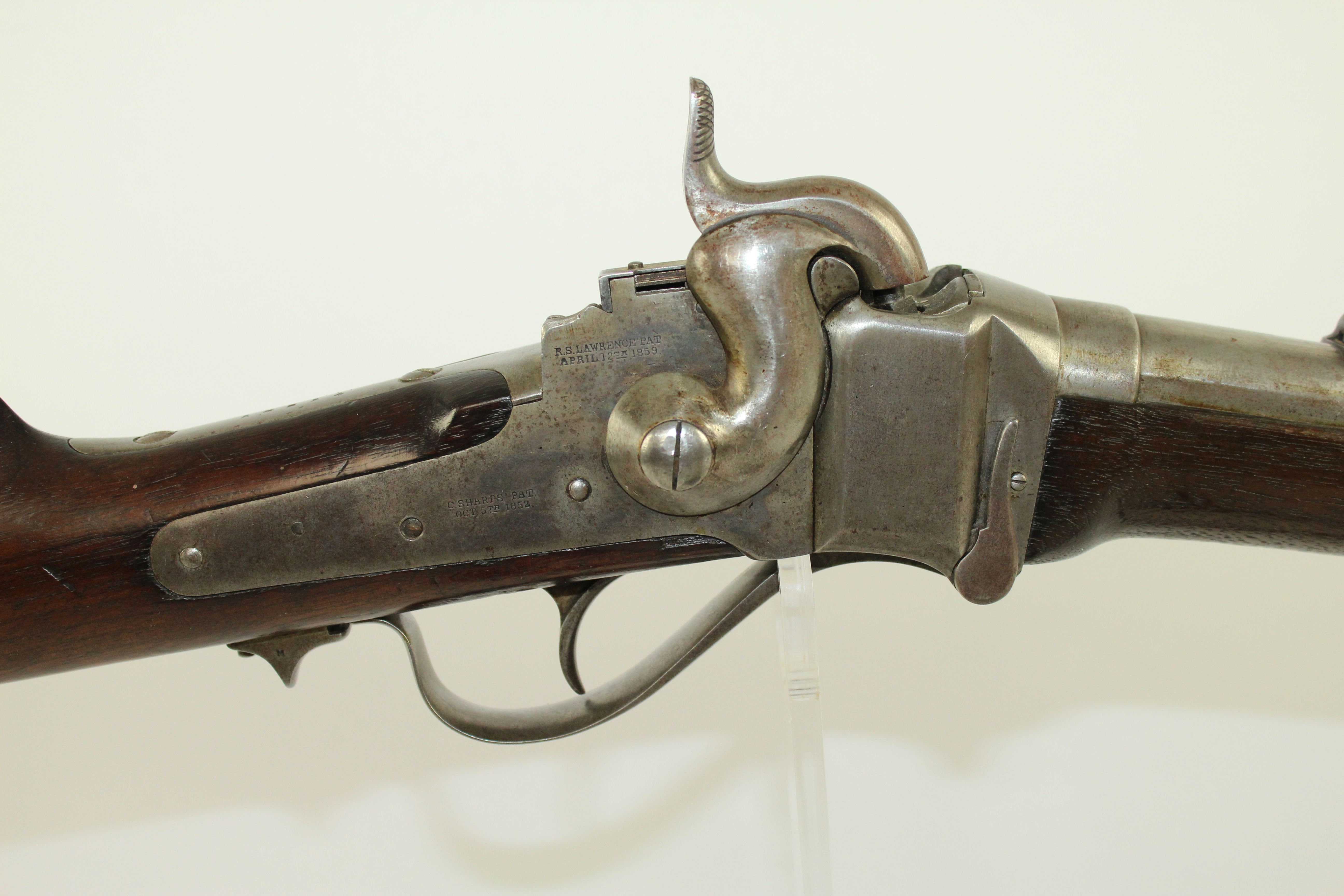 Sharps New Model 1863 Percussion Carbine Civil War Antique 002 ...