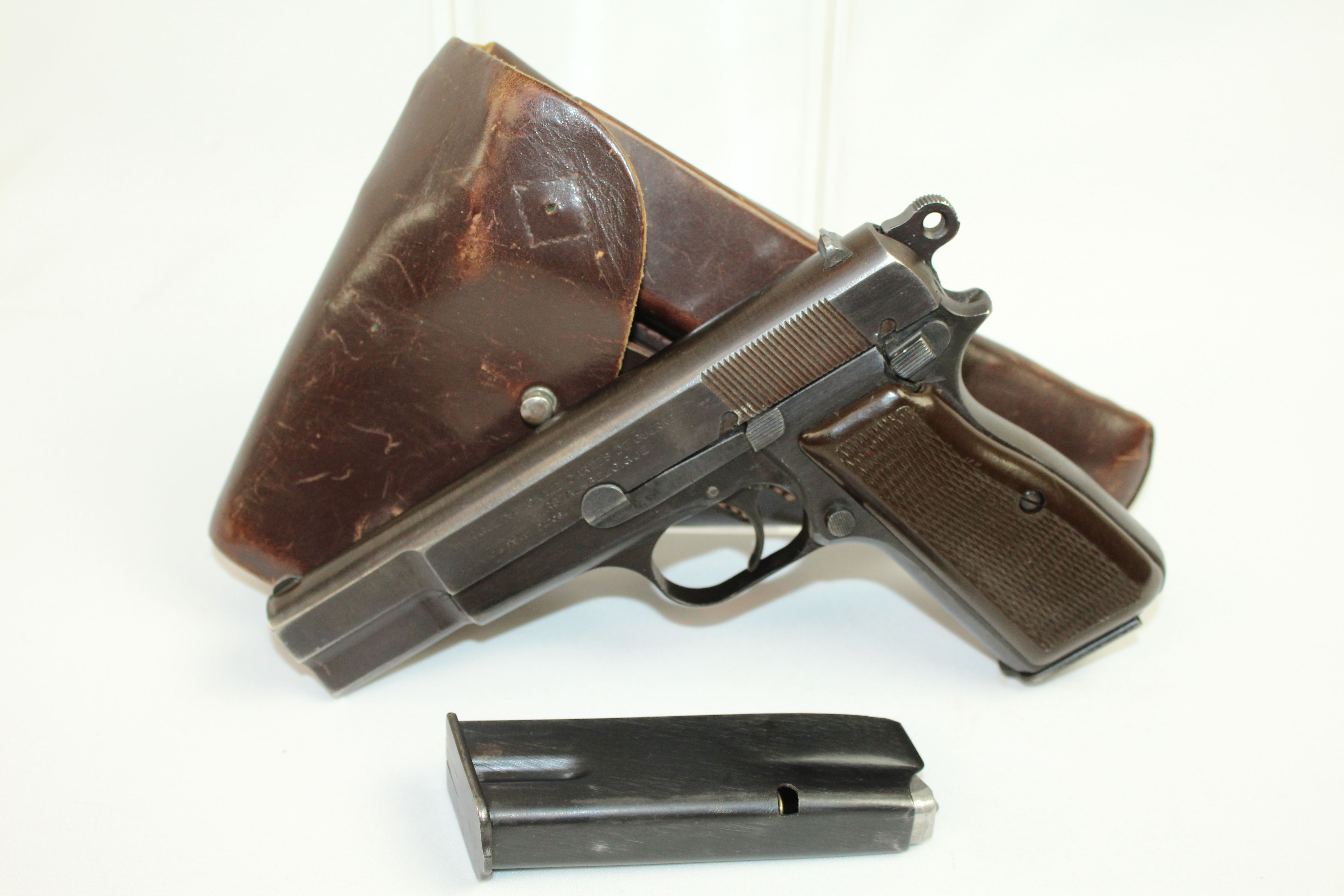 WWII German Nazi FN Browning Hi Power HP Pistol Antique 001 | Ancestry Guns