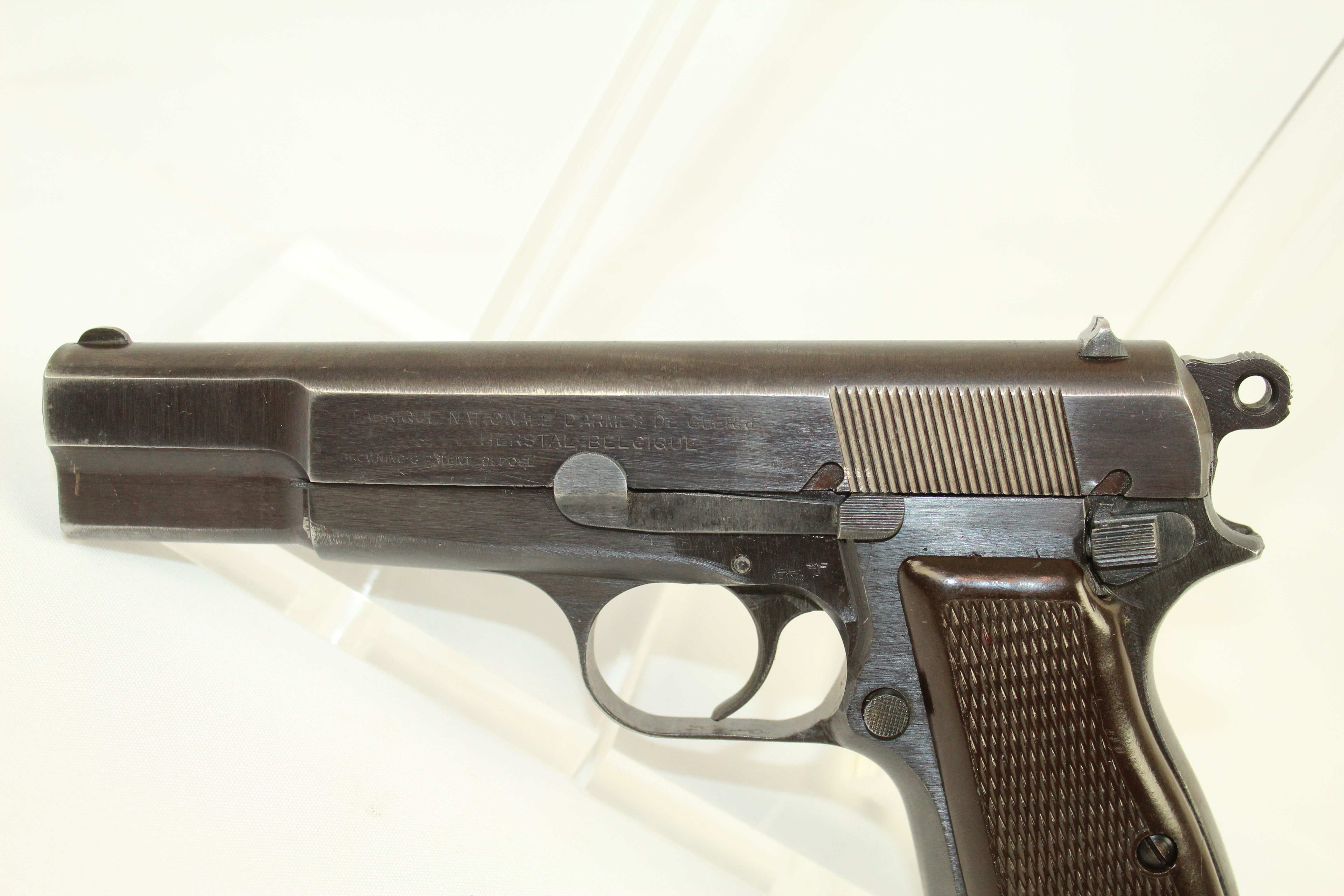 WWII German Nazi FN Browning Hi Power HP Pistol Antique 008 | Ancestry Guns