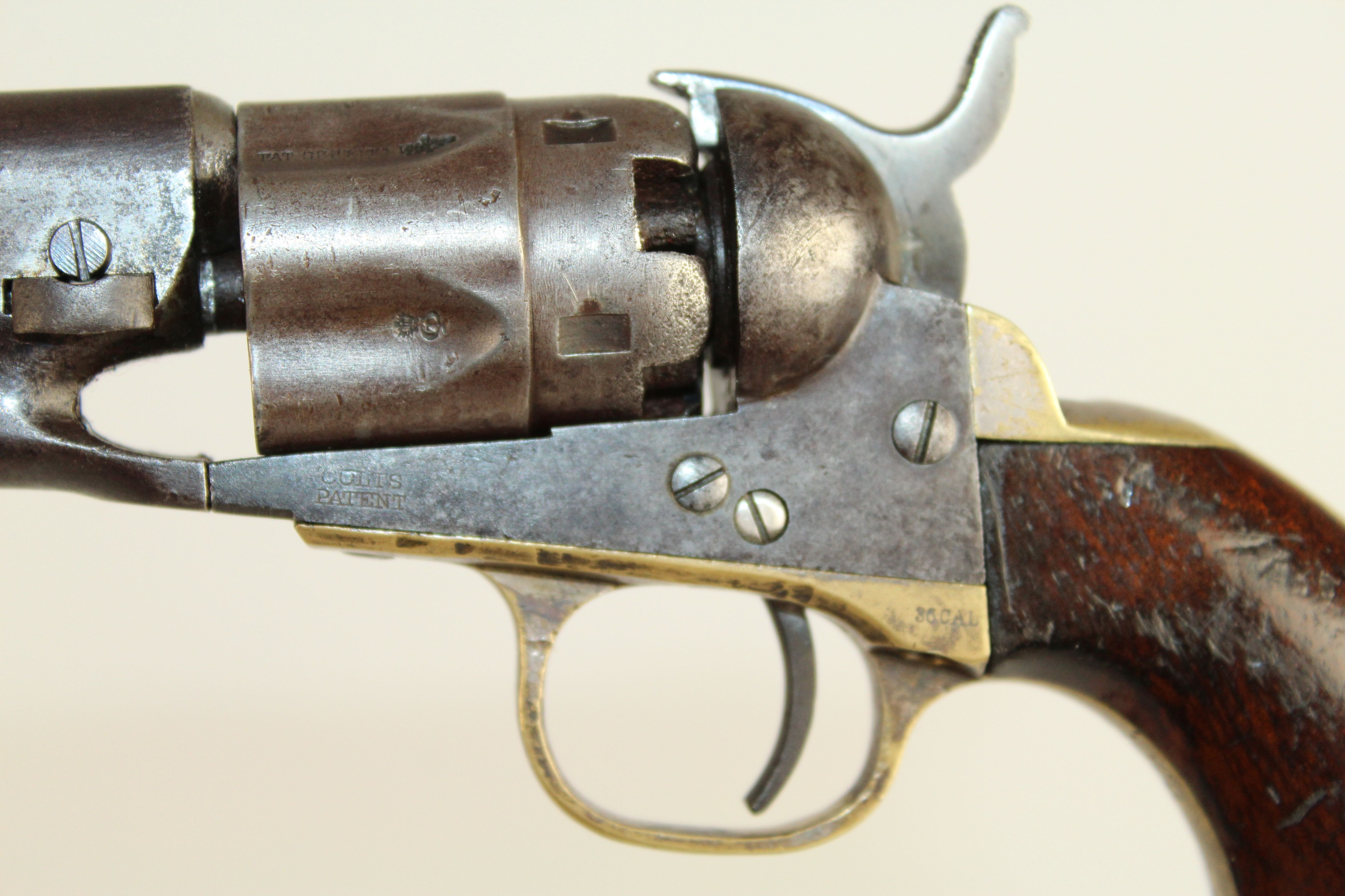 British Proofed Colt 1862 Police Revolver Antique 004 | Ancestry Guns