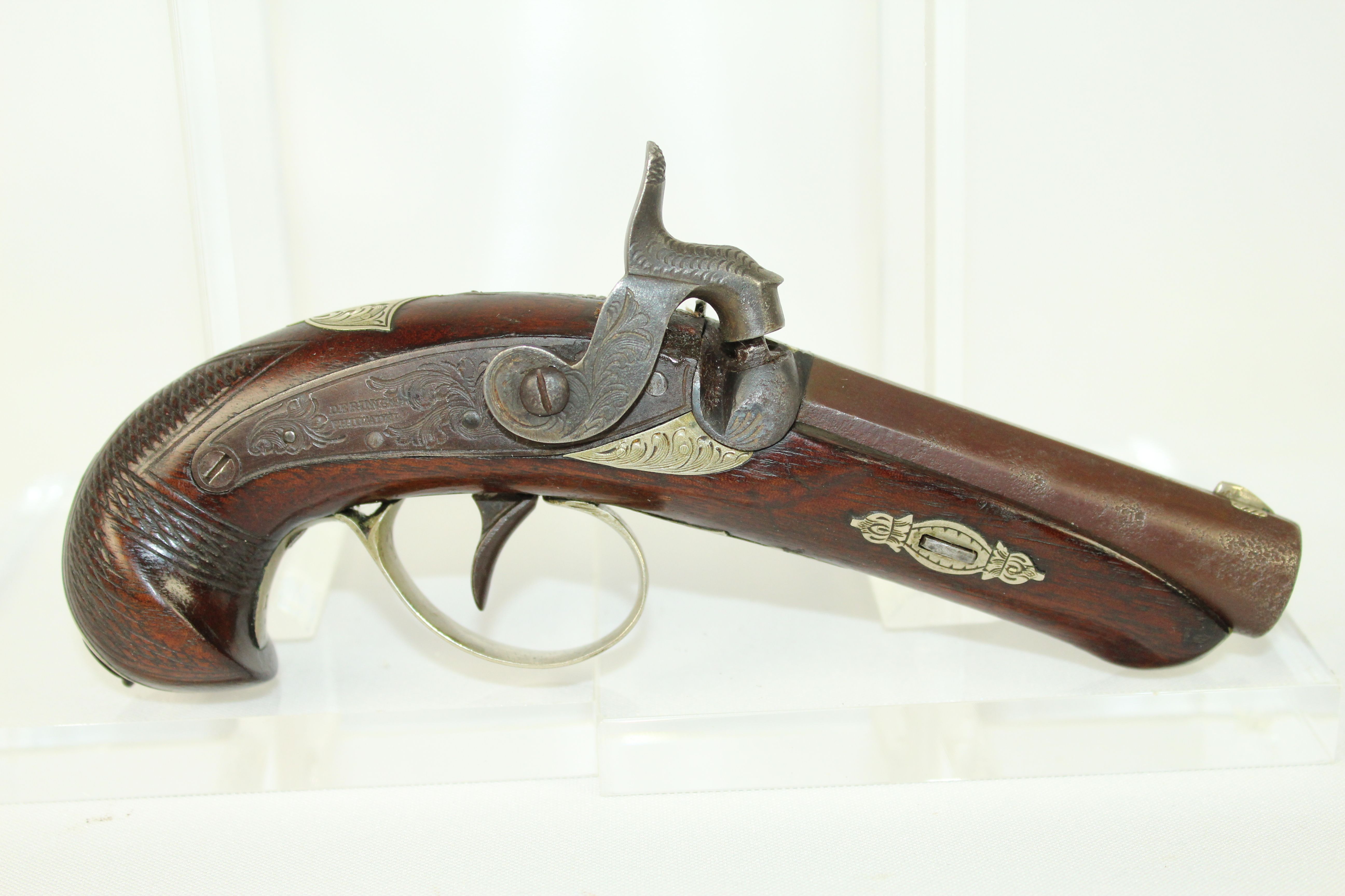 Deringer Derringer Philadelphia Percussion Pistol Antique Firearm 001 ...