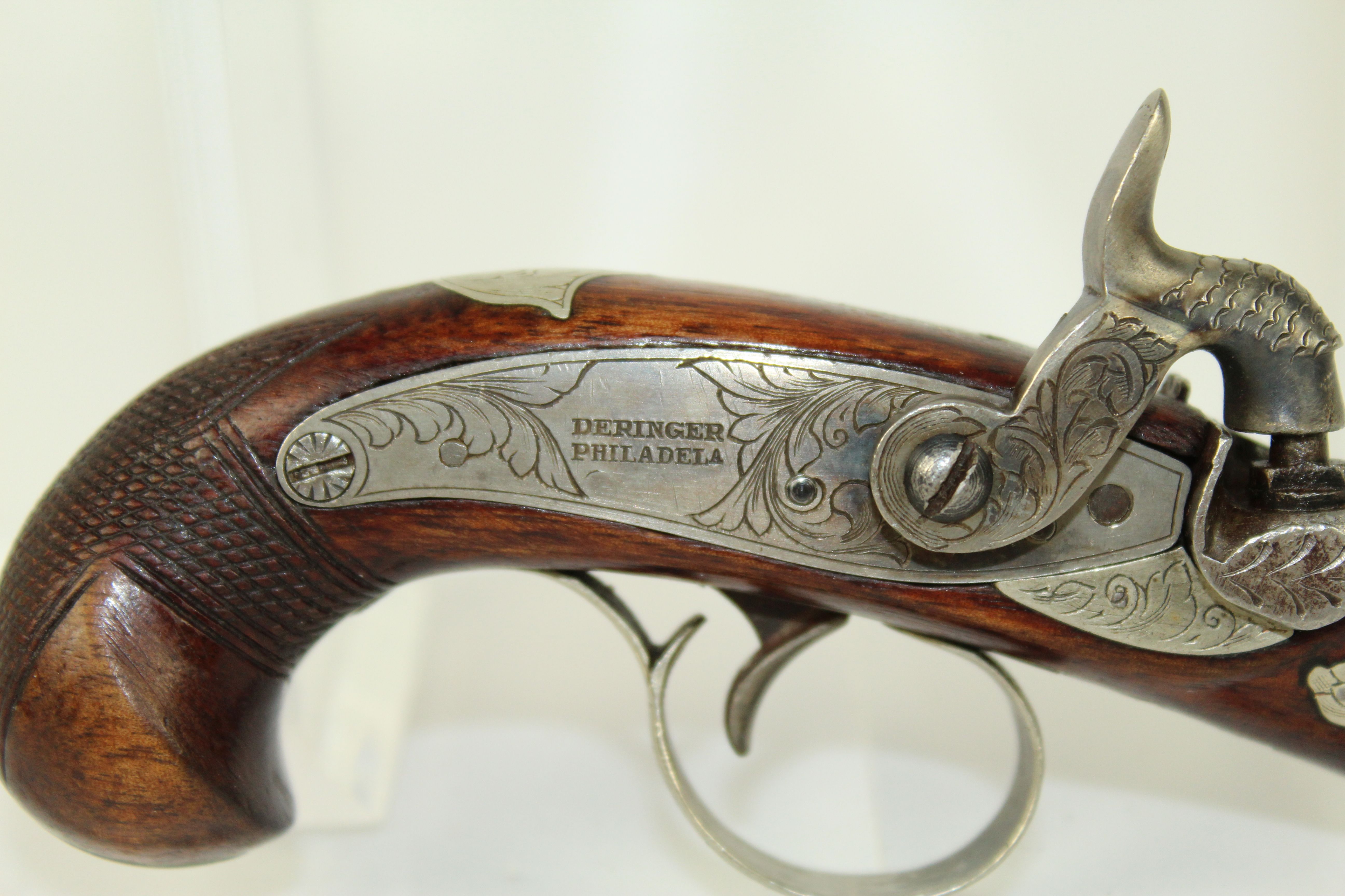 Deringer Derringer Philadelphia Percussion Pistol Antique Firearm 002 ...