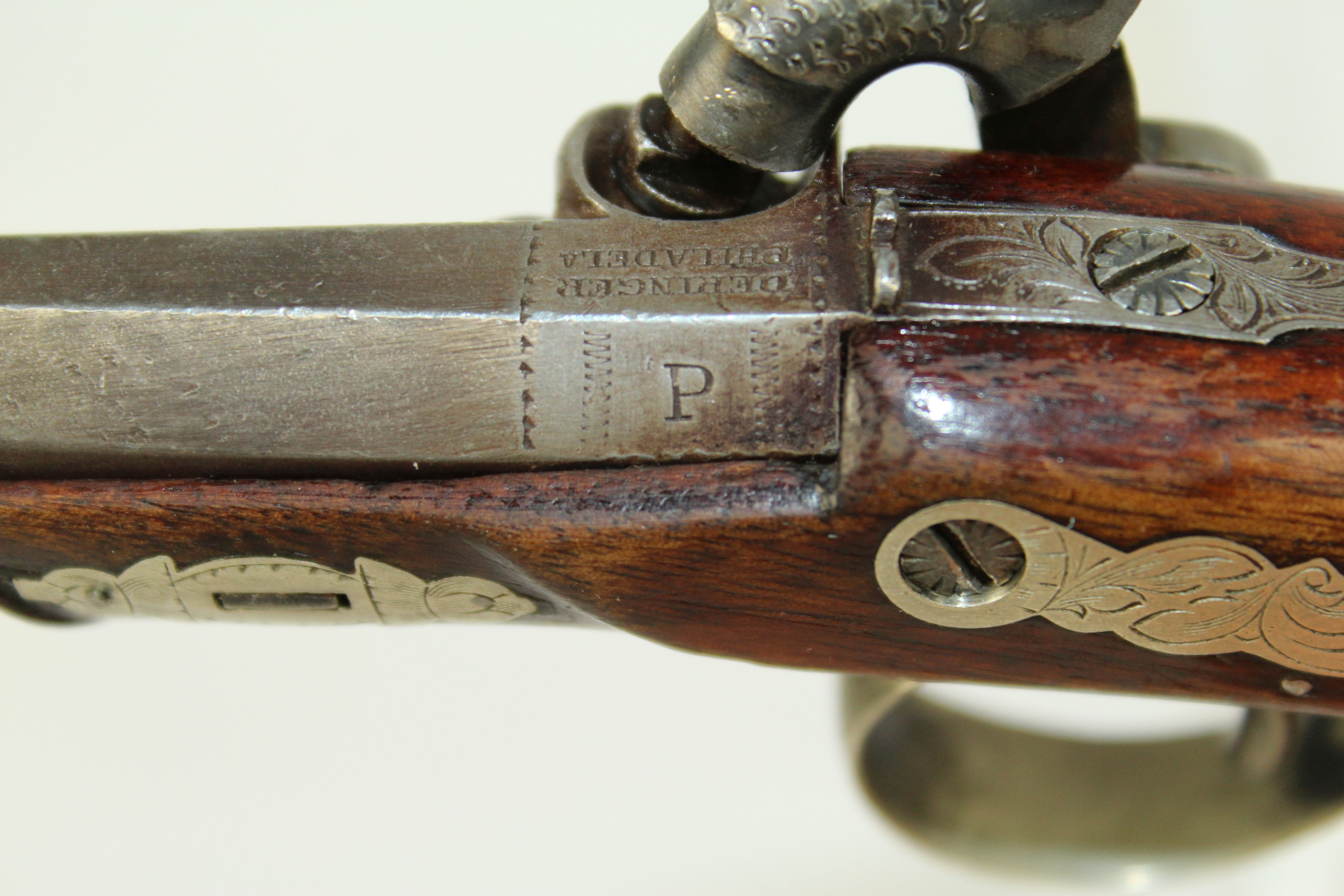Deringer Derringer Philadelphia Percussion Pistol Antique Firearm 005 ...