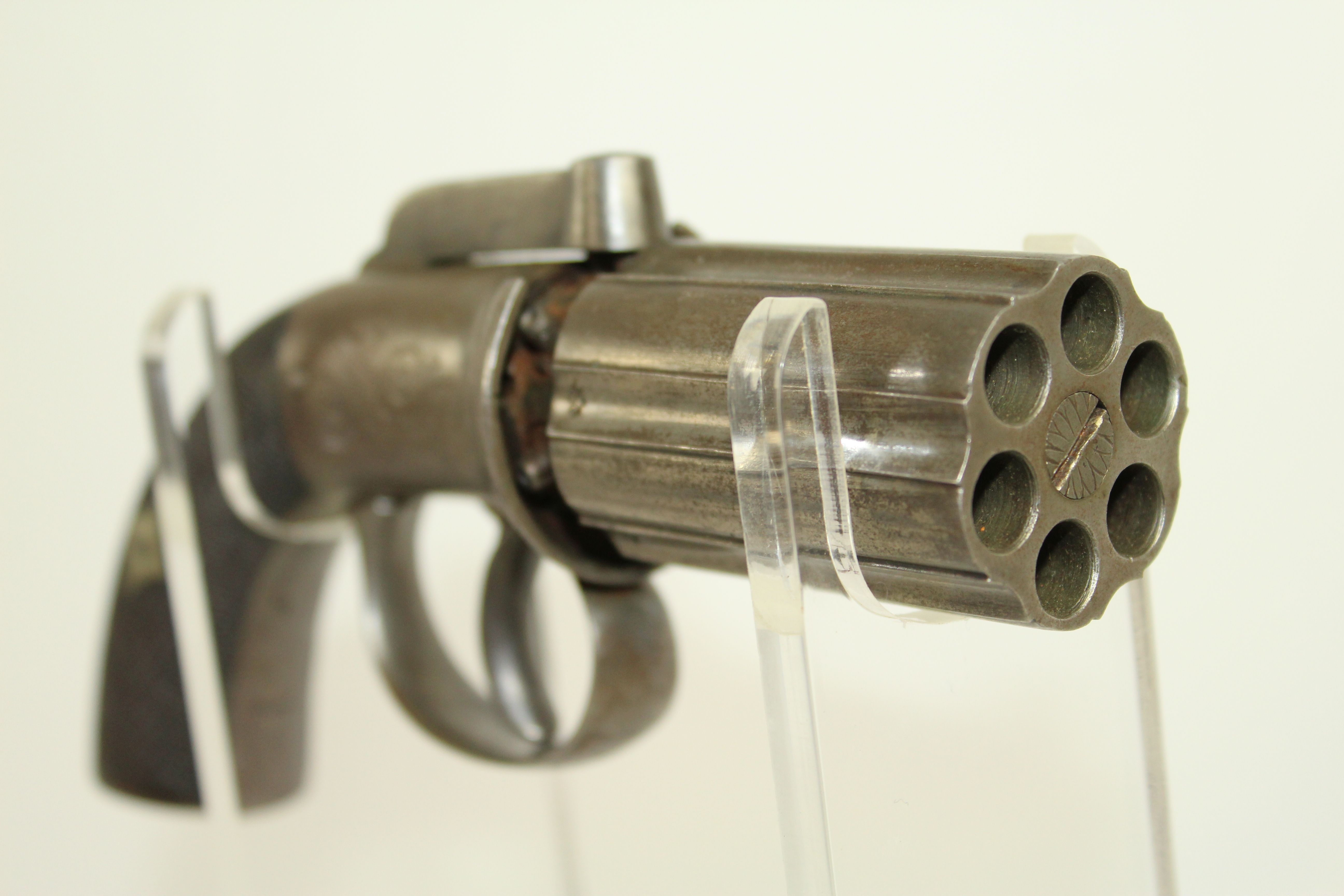 English British Percussion Pepperbox Revolver Antique 001 | Ancestry Guns