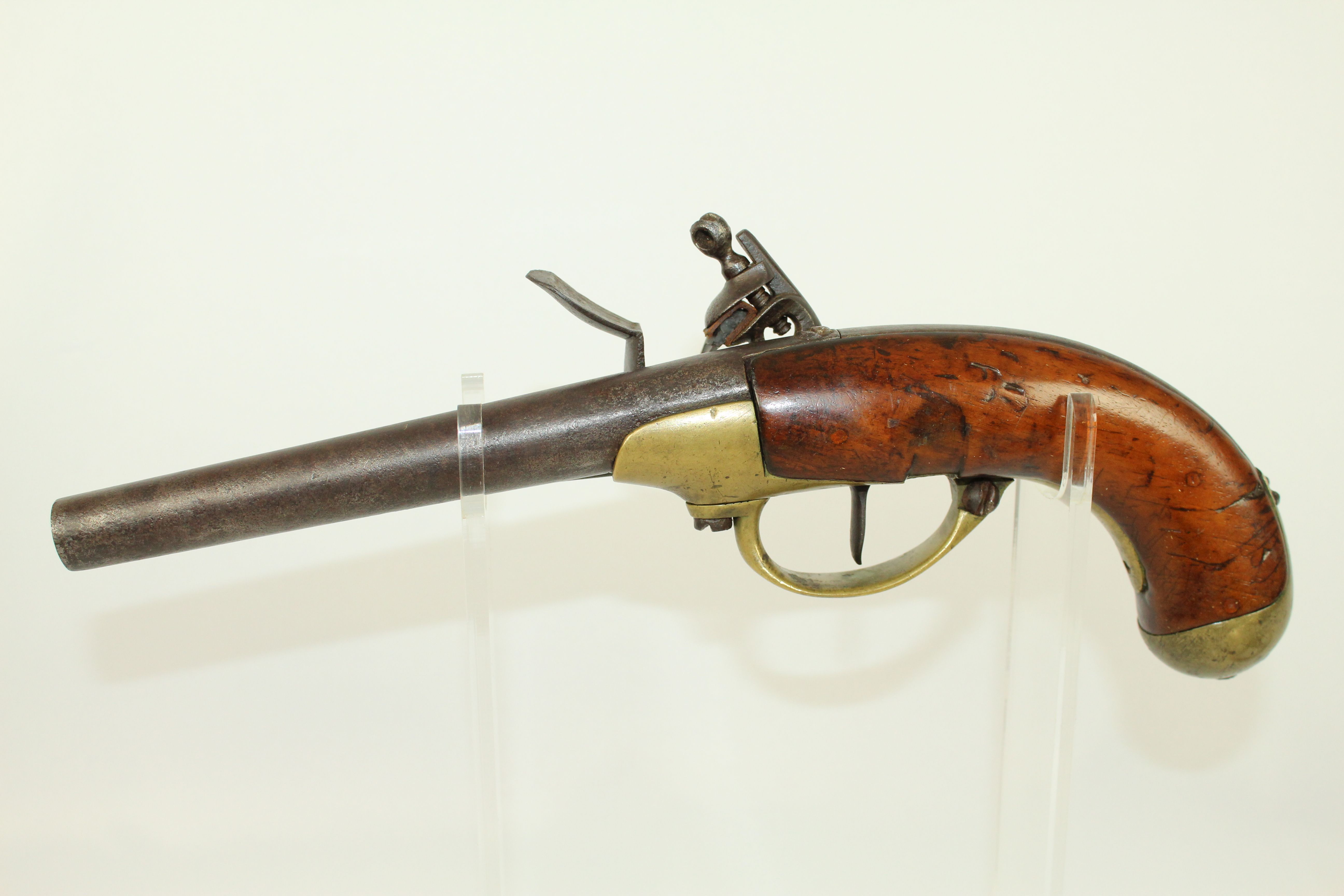 French 1777 Revolutionary War Flintlock Pistol Antique Firearm 005 ...