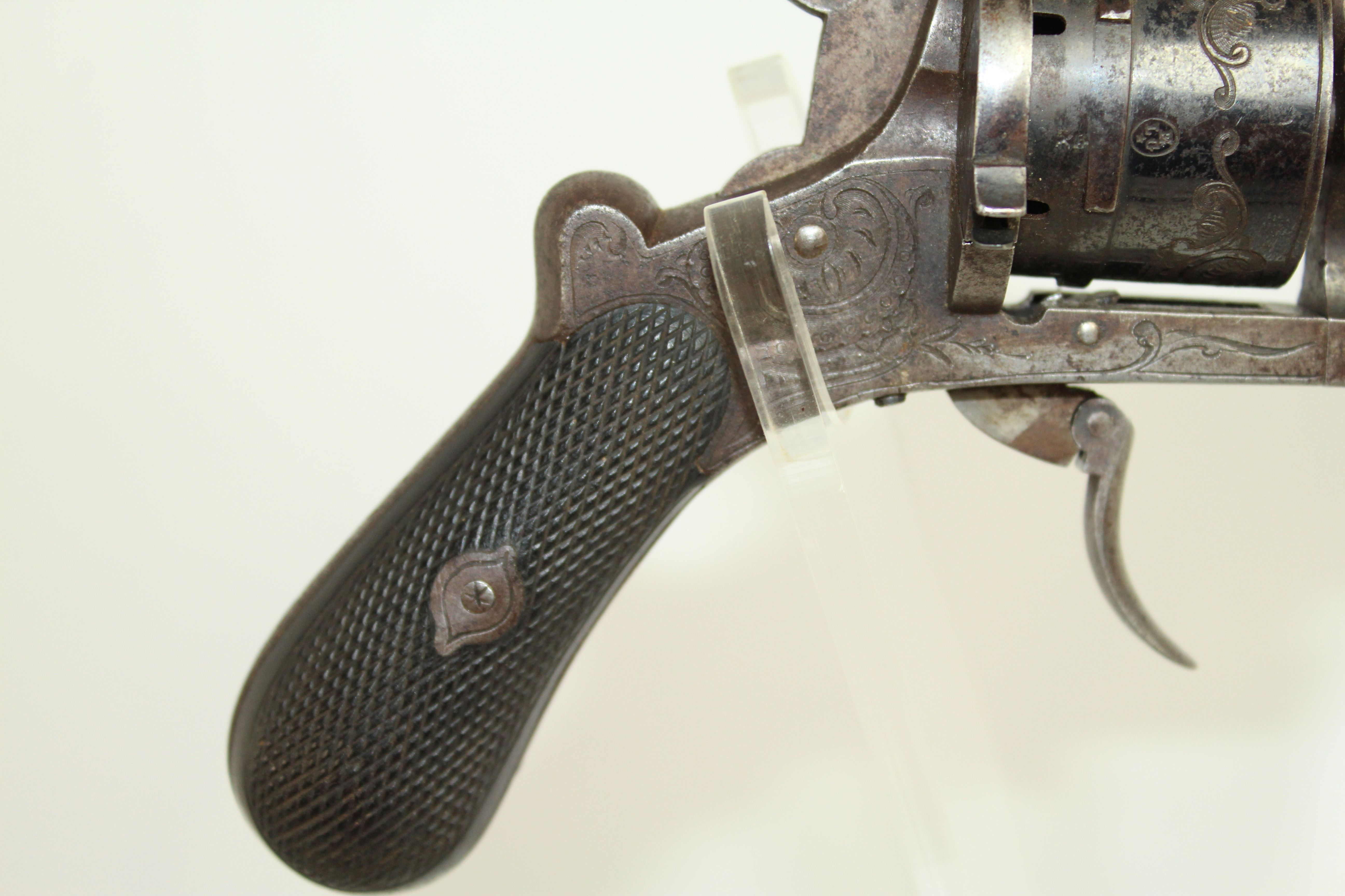 French Belgian Eugene Lefaucheux Pinfire Revolver Antique 010 ...