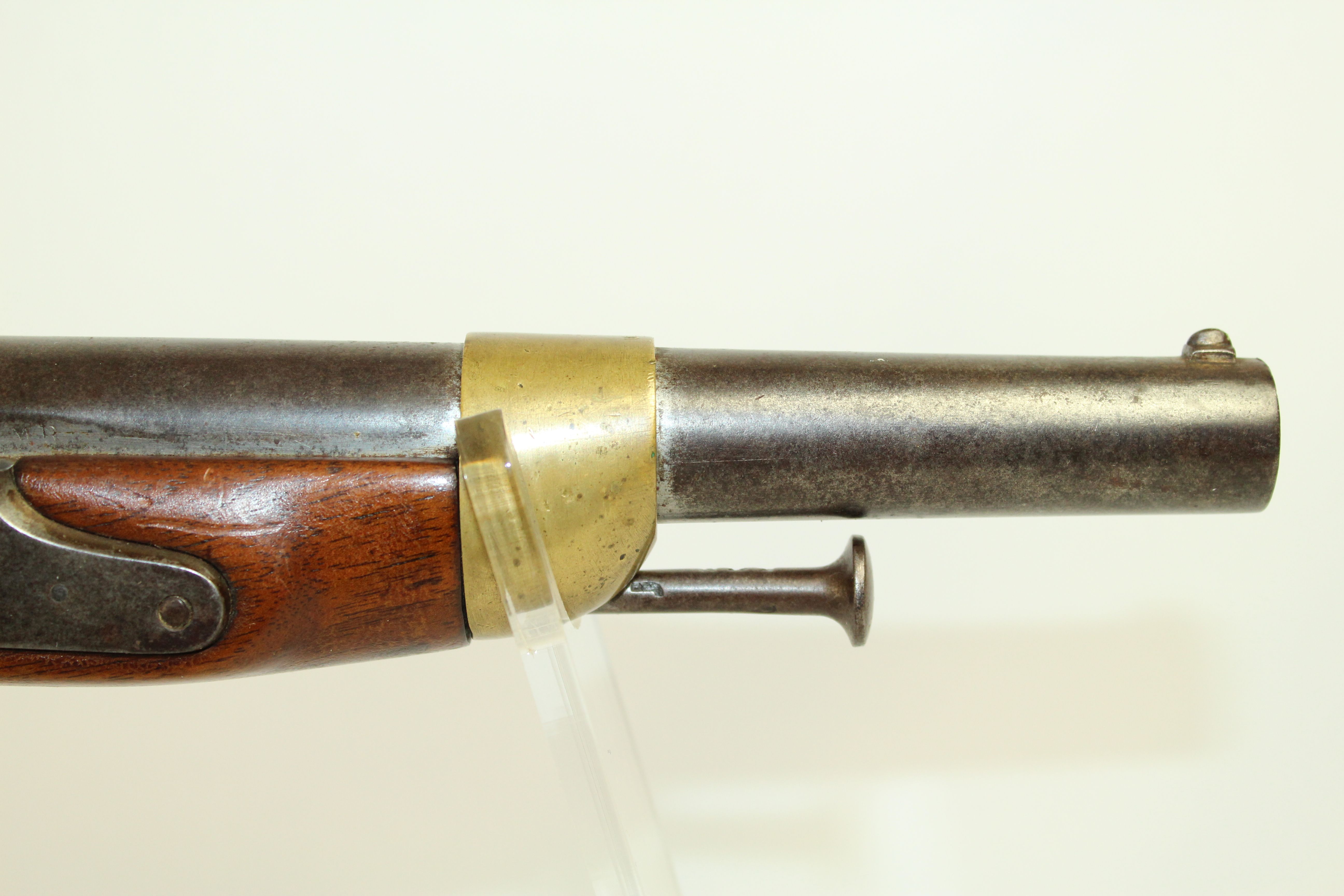 French Charleville Percussion Dragoon Pistol Antique 005 | Ancestry Guns