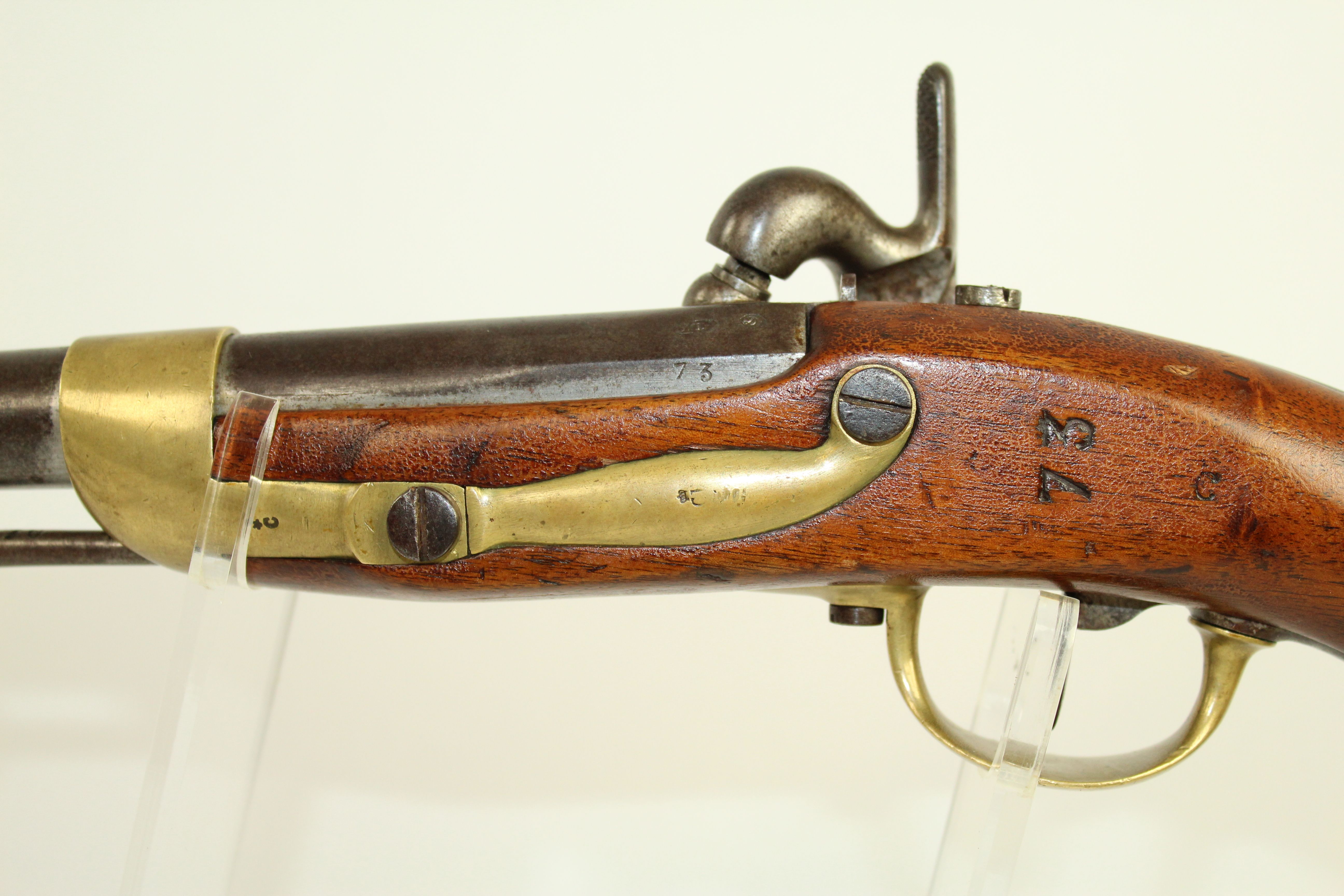 French Charleville Percussion Dragoon Pistol Antique 024 | Ancestry Guns