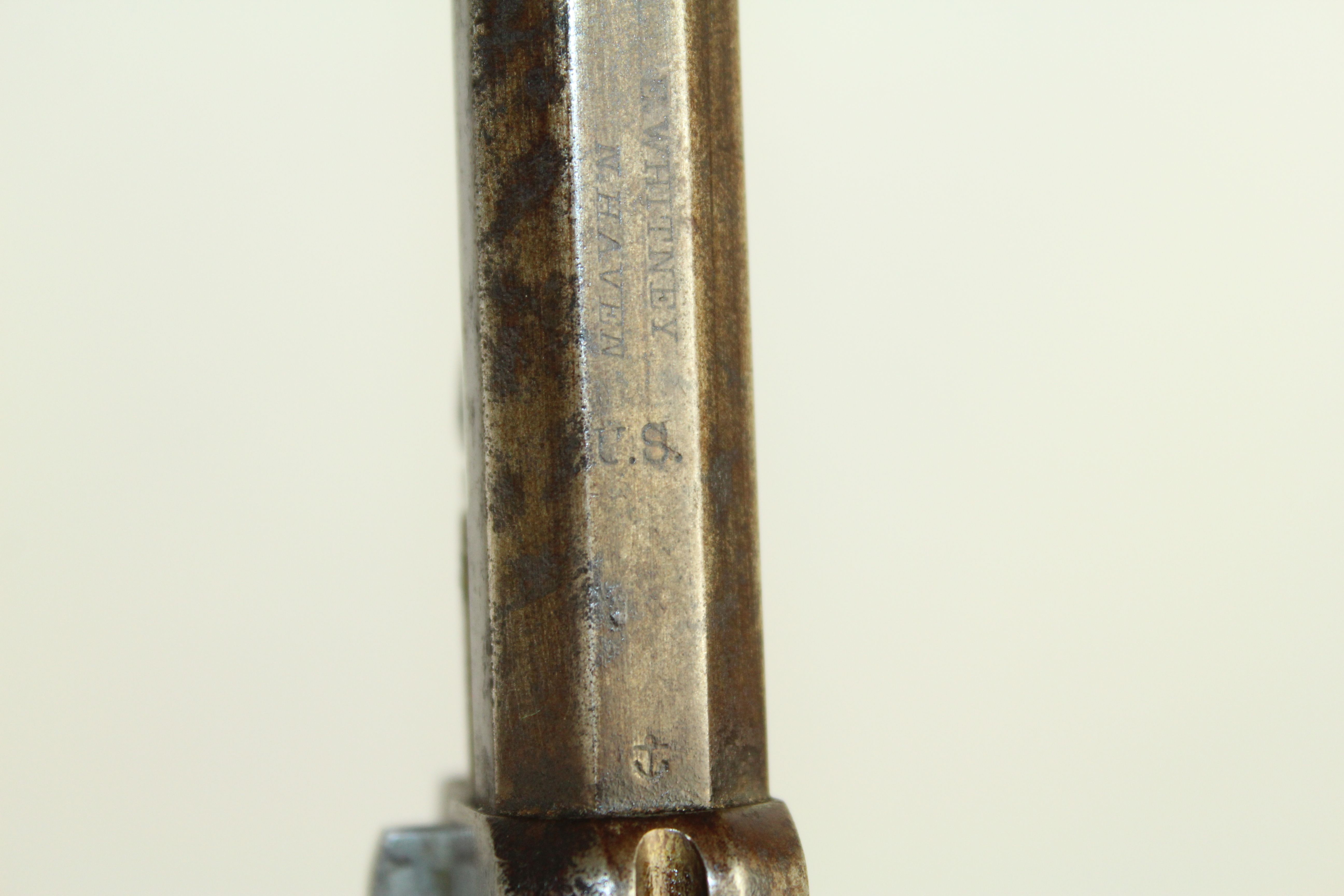 U.S. Navy Civil War Eli Whitney Revolver Antique 002 | Ancestry Guns