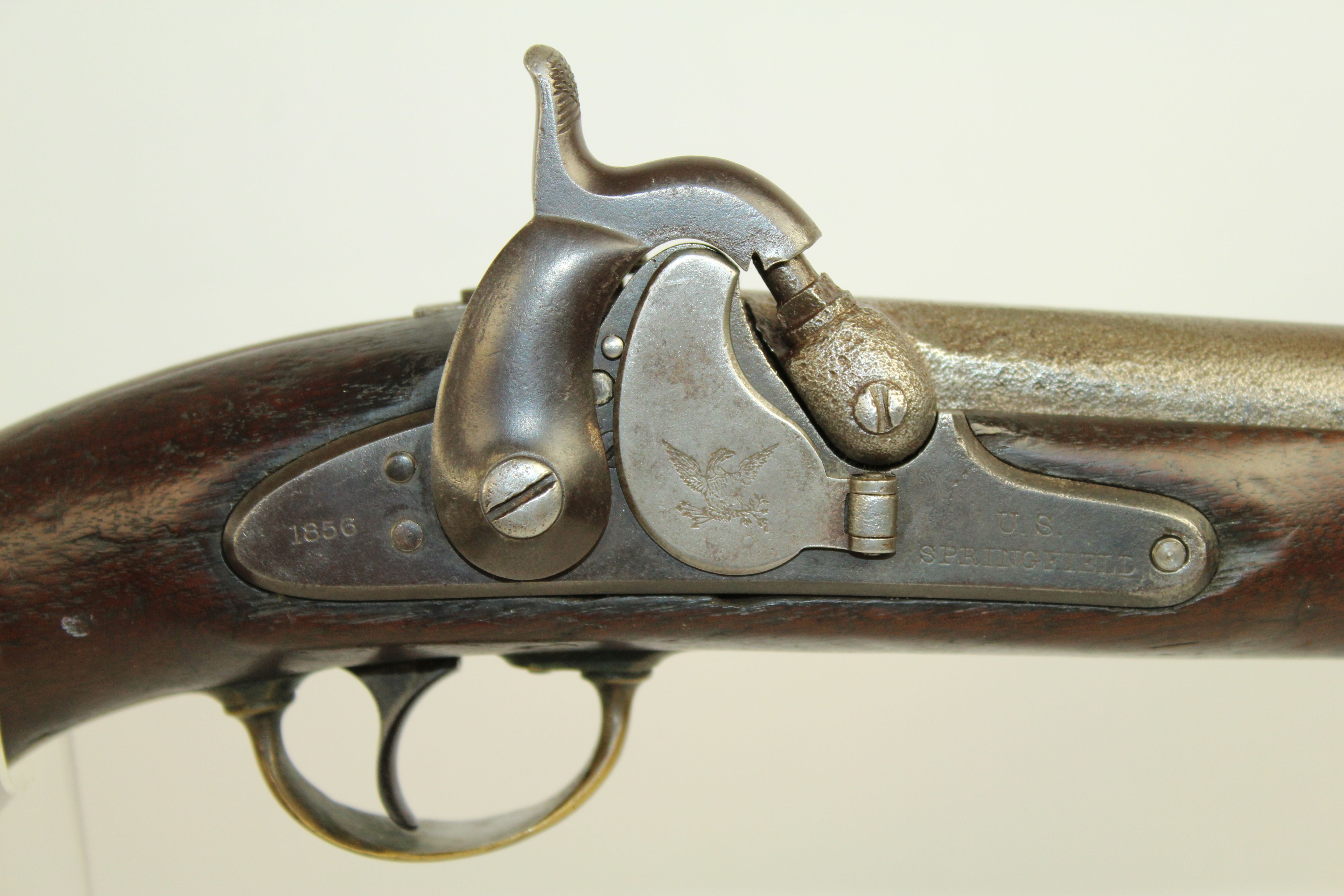 U.S. Springfield 1855 Pistol Carbine Dragoon Antique 002 | Ancestry Guns