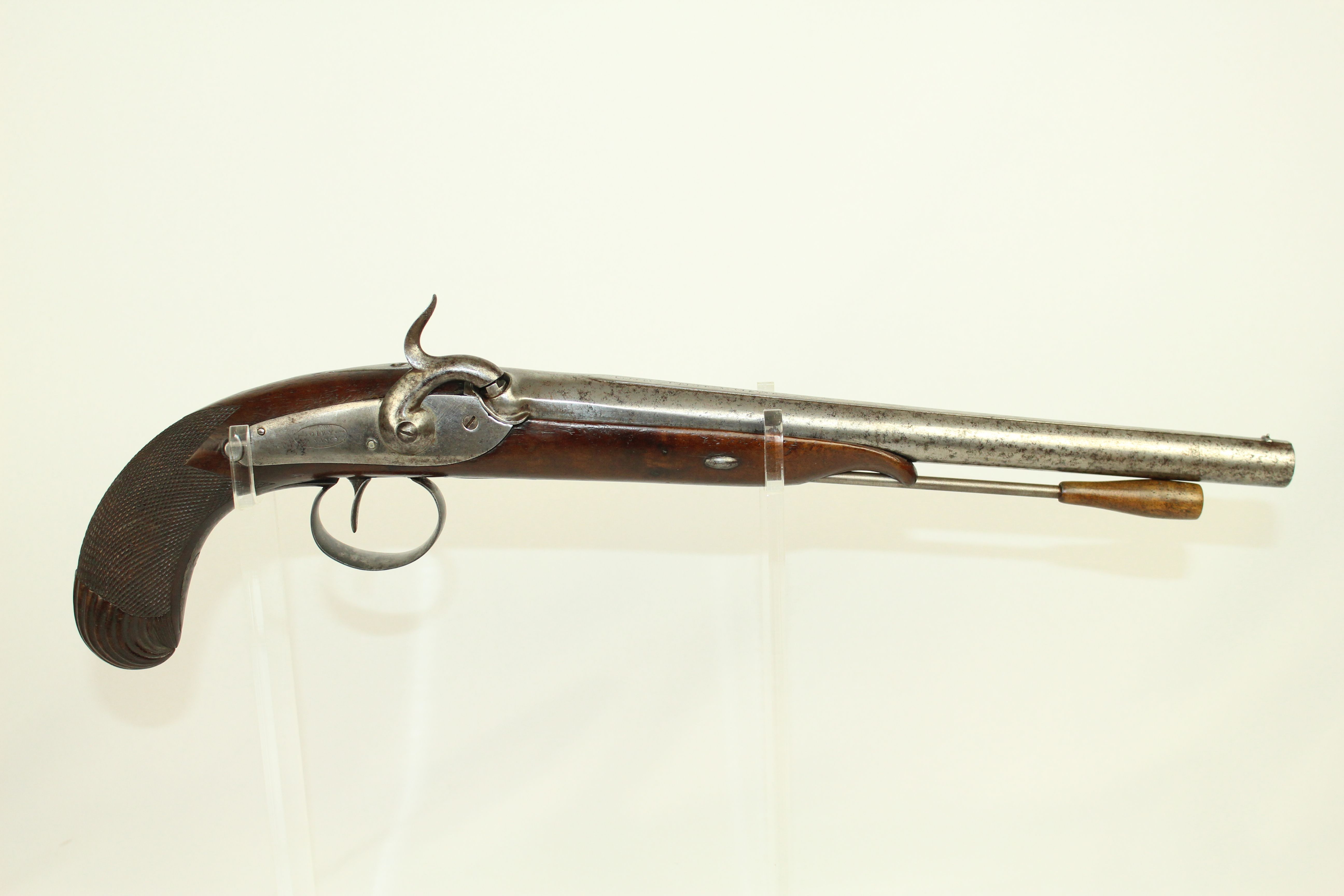 Austrian Percussion Pistol Olry Nancy Keiser Rare Antique Firearm 001 ...