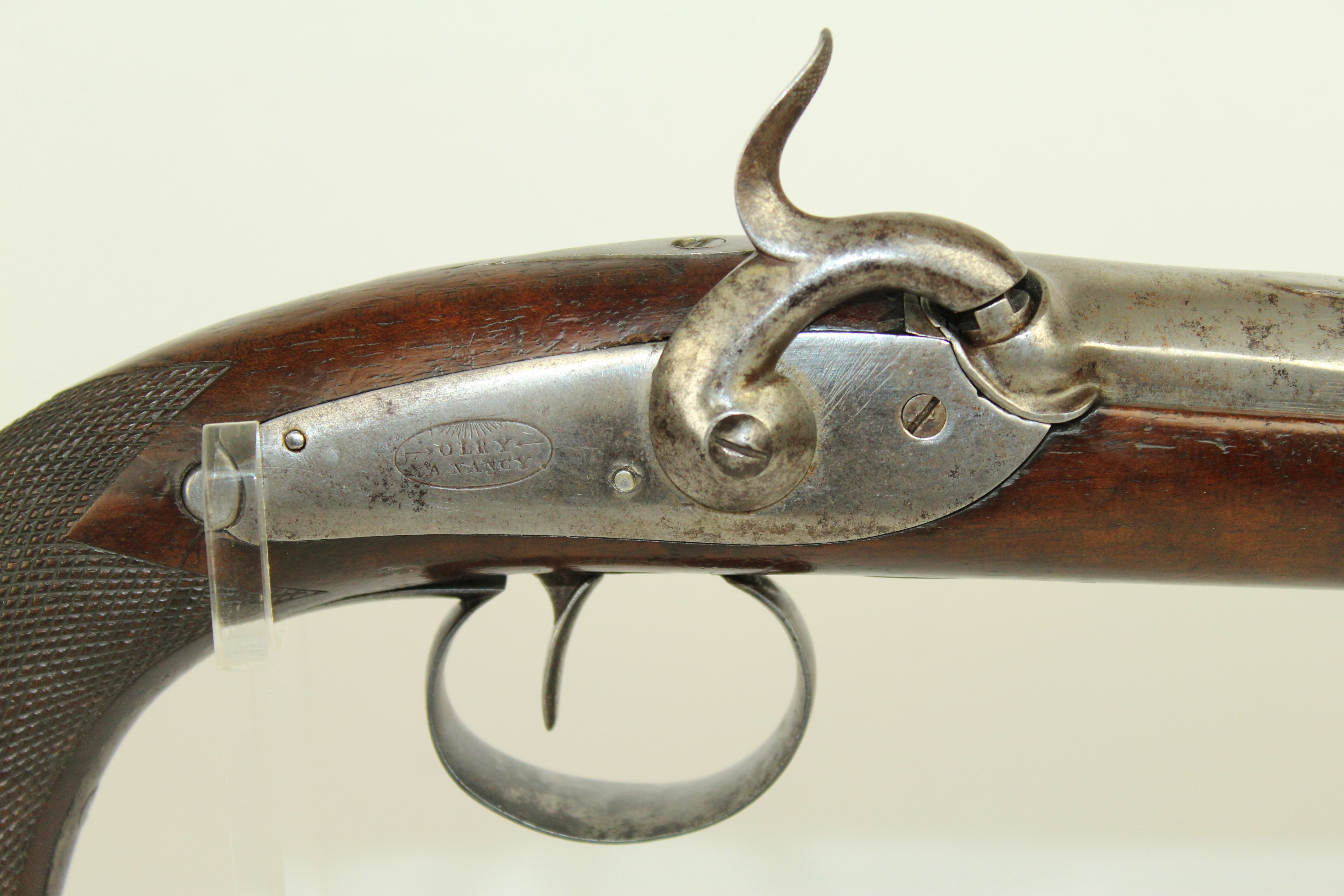 Austrian Percussion Pistol Olry Nancy Keiser Rare Antique Firearm 002 ...