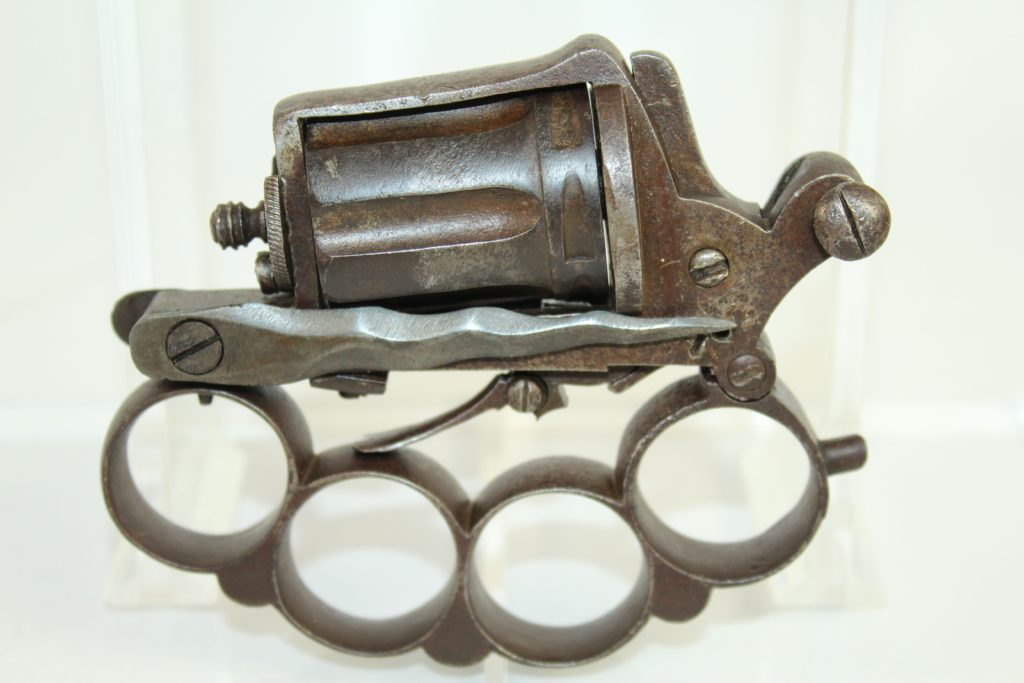 Belgian Apache Revolver Knuckle Dagger Pistol Antique Firearm 004 ...