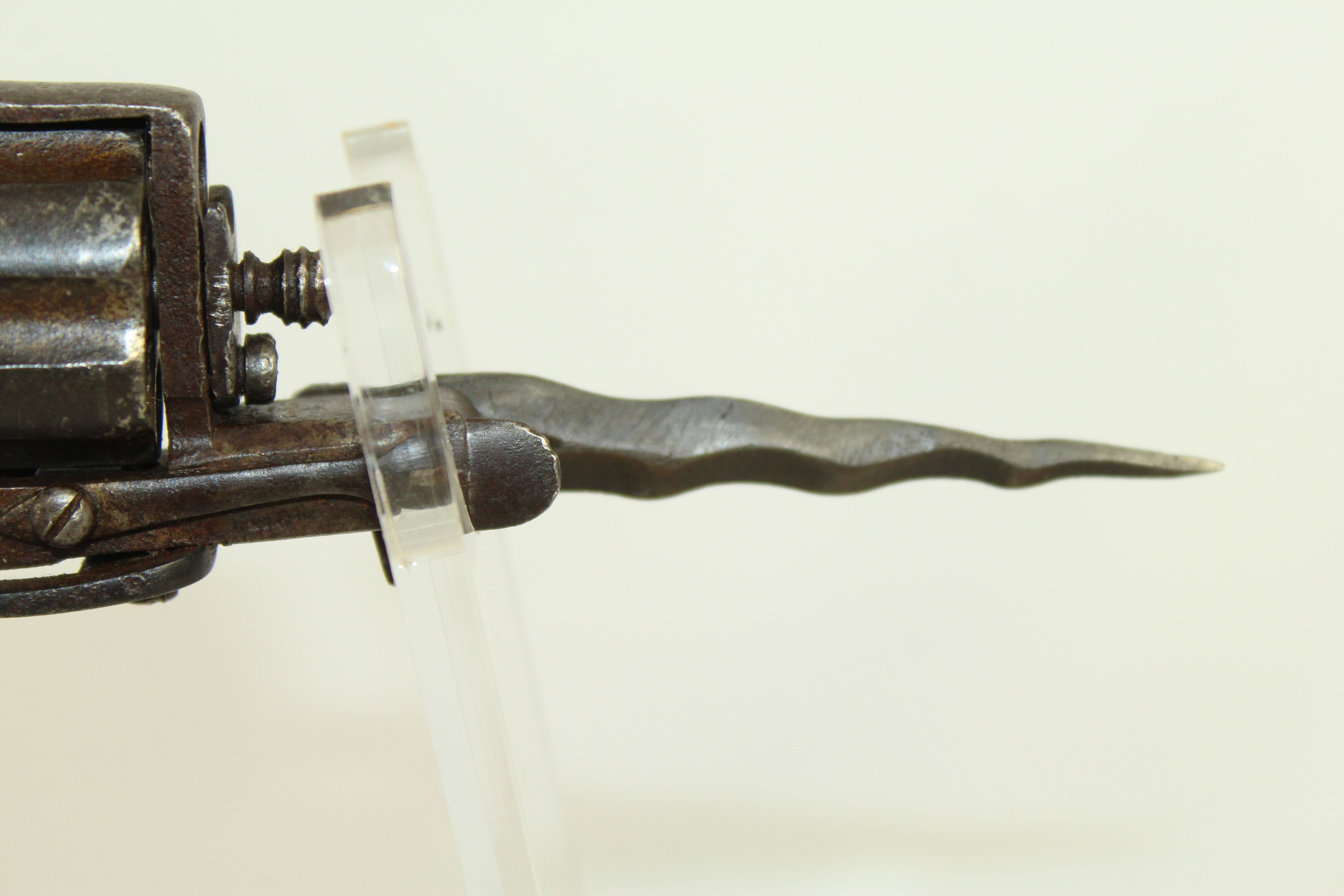 Belgian Apache Revolver Knuckle Dagger Pistol Antique Firearm 012 ...
