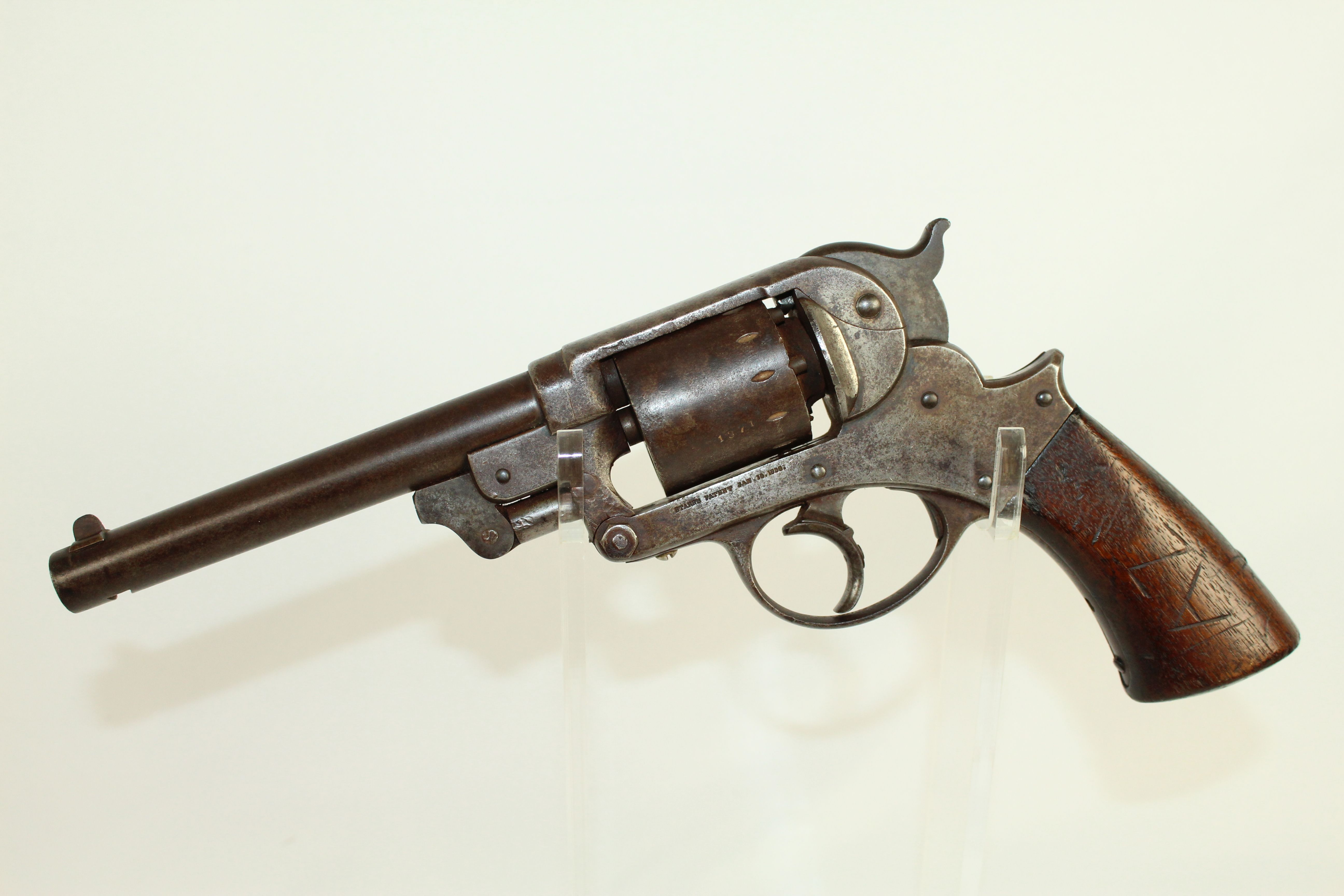 Civil War Starr DA 1858 Army Revolver Antique Firearm 001 | Ancestry Guns