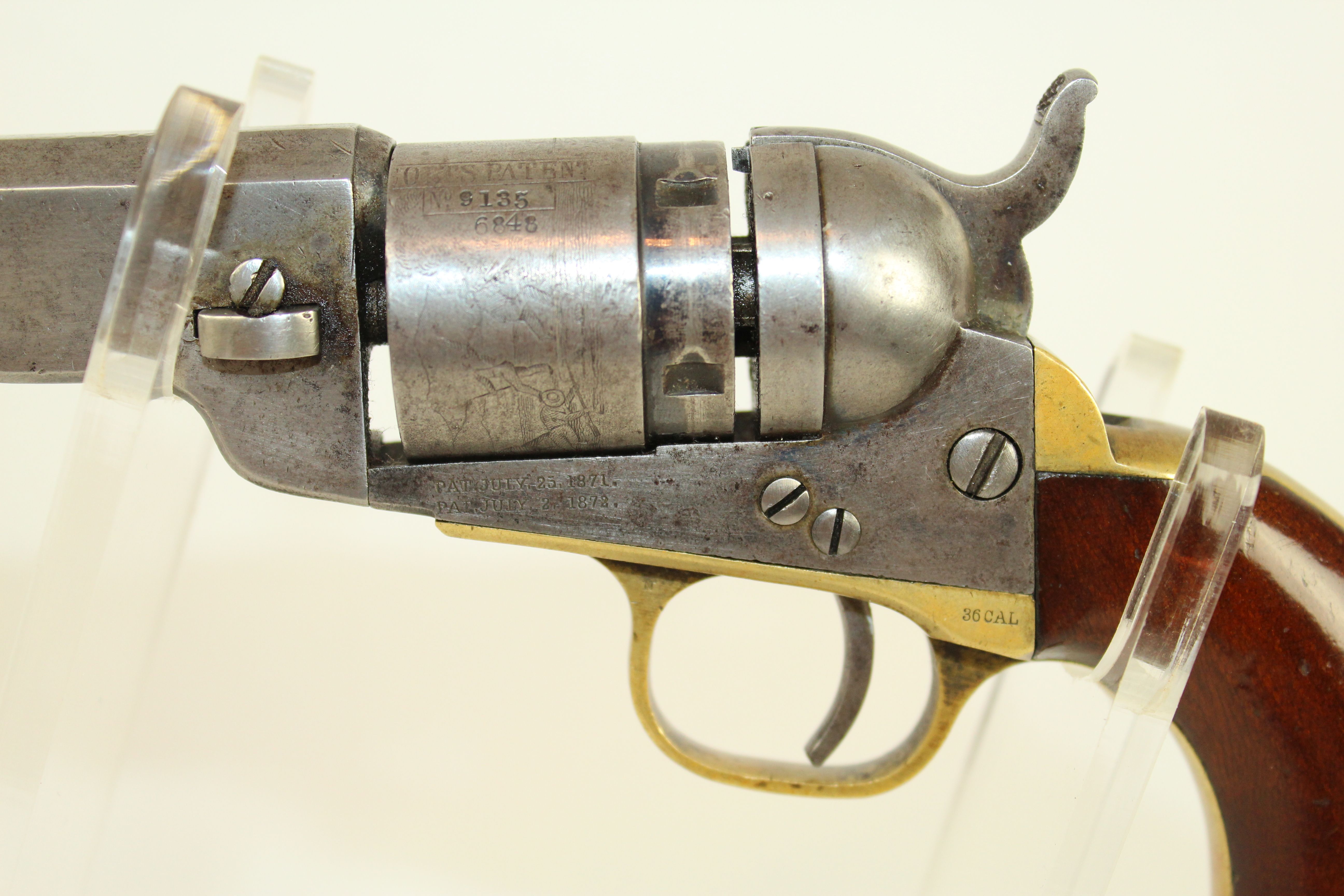Colt 1849 Cartridge Conversion Revolver Antique Firearm 002 | Ancestry Guns
