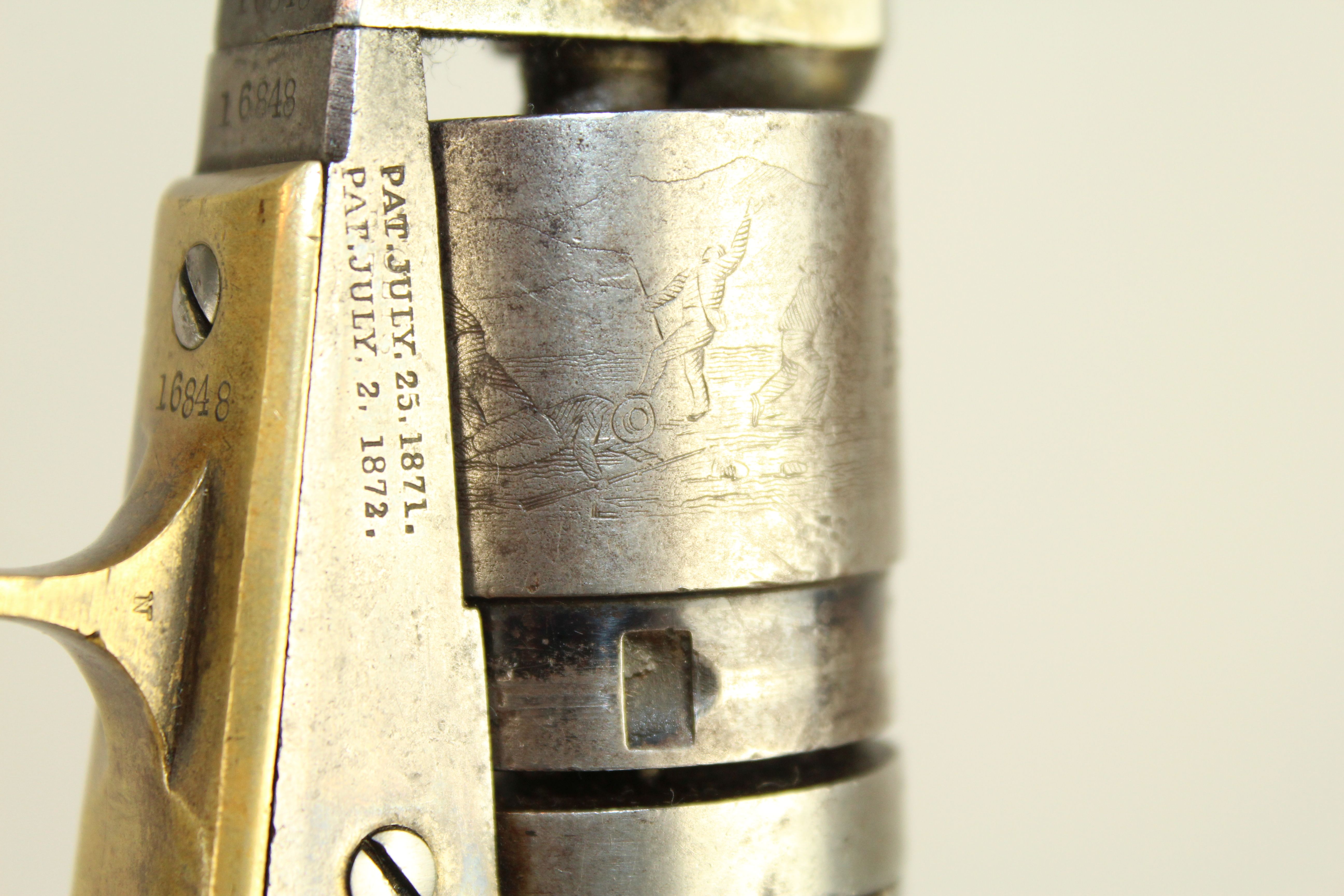 Colt 1849 Cartridge Conversion Revolver Antique Firearm 009 | Ancestry Guns